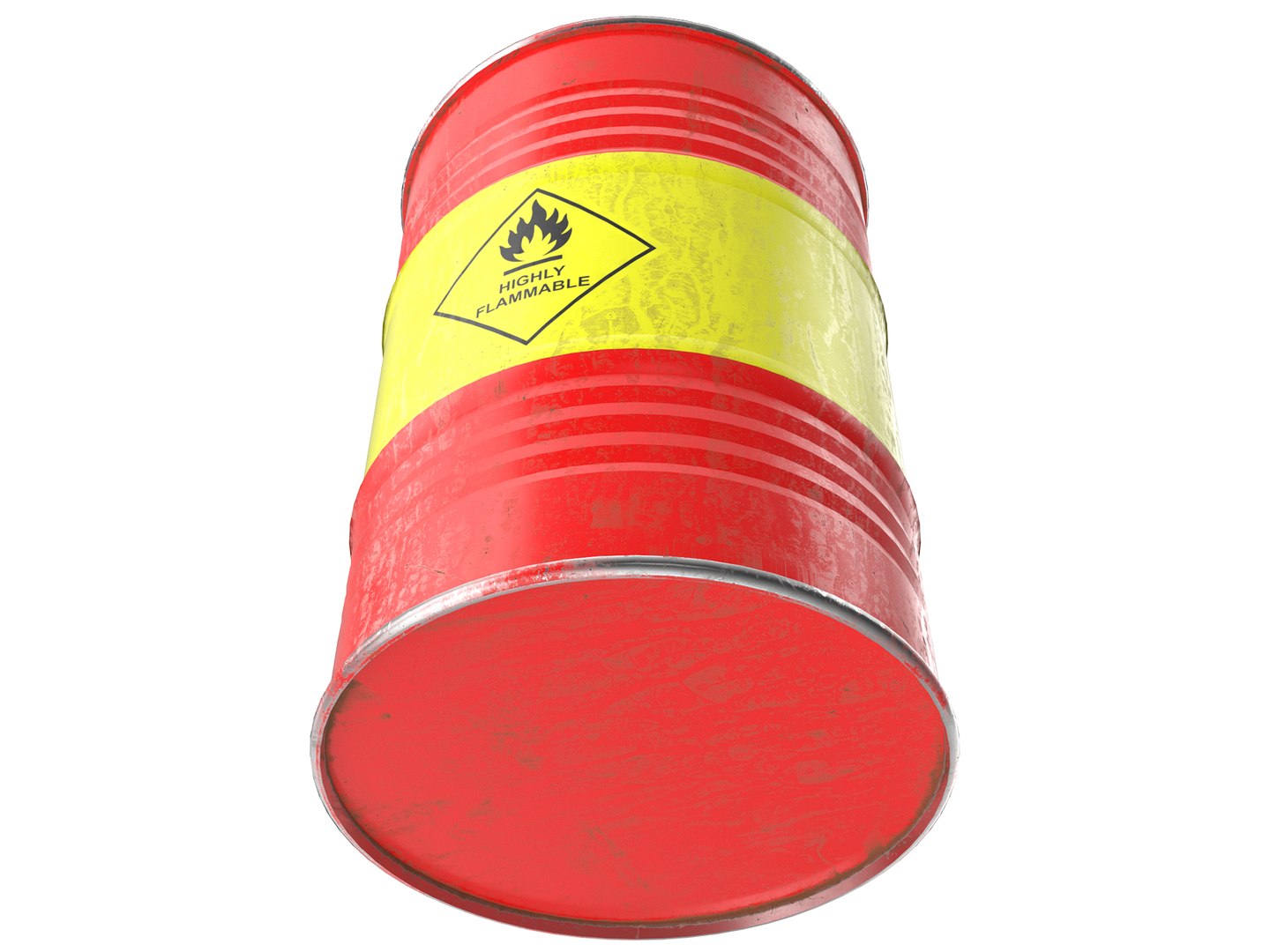 Flammable Barrel 3D - TurboSquid 1809301