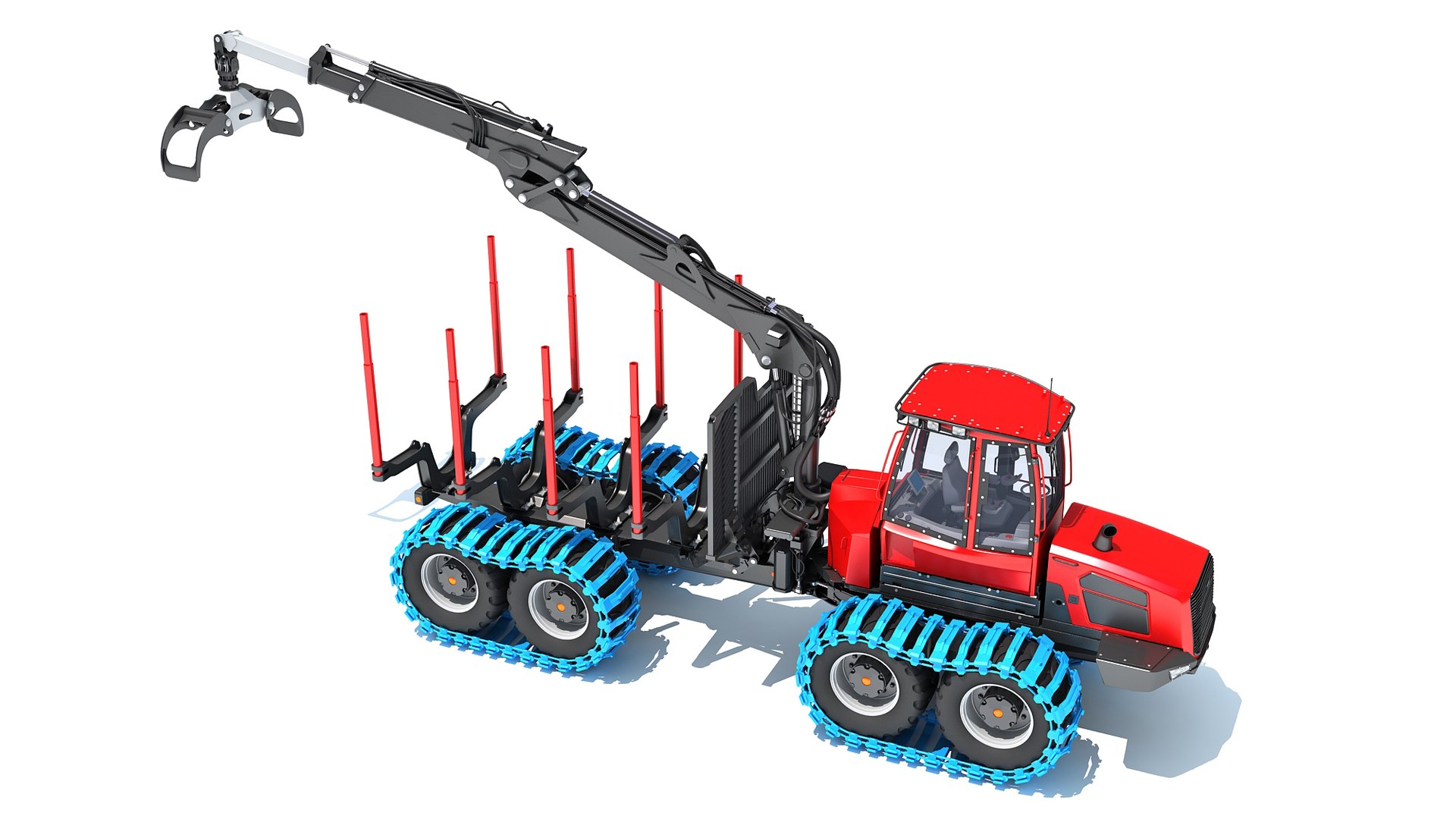 Forestry Forwarder 3D Model - TurboSquid 2008025