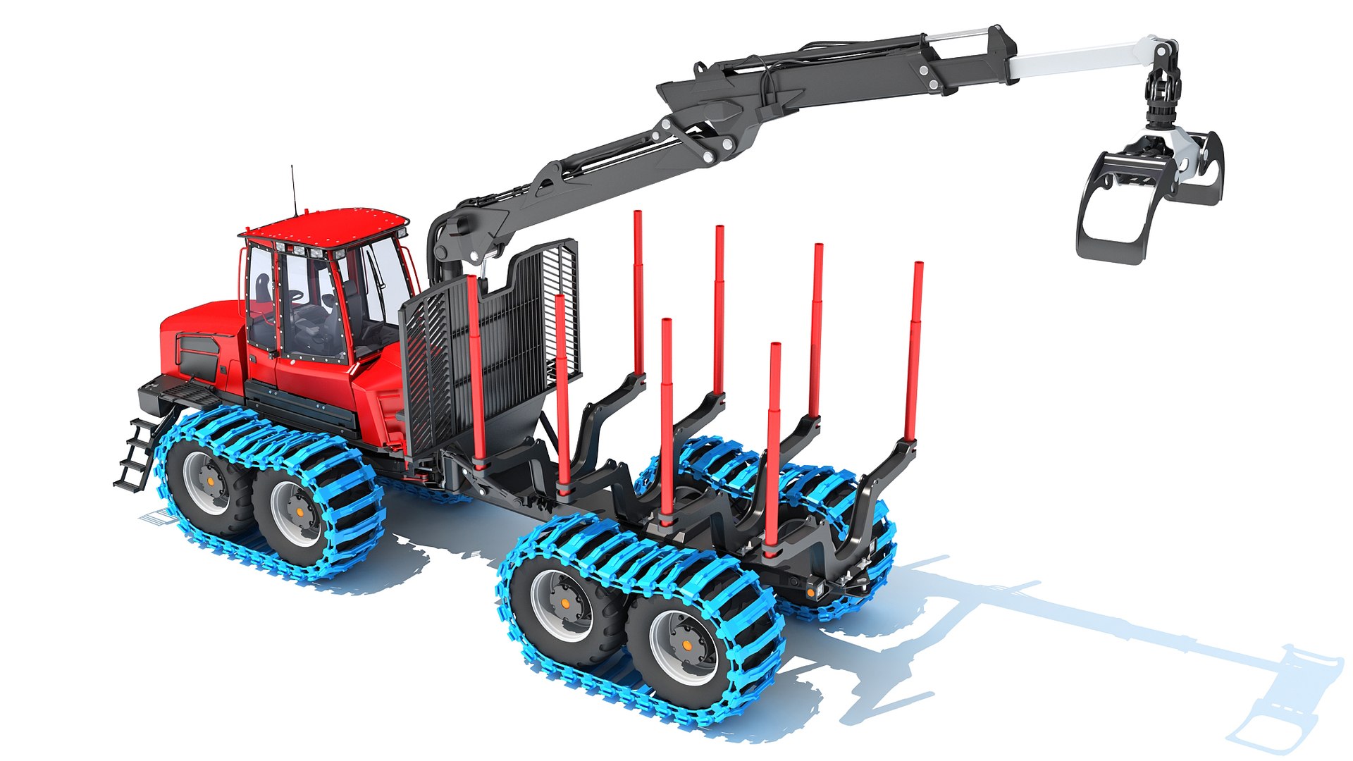 Forestry Forwarder 3D Model - TurboSquid 2008025