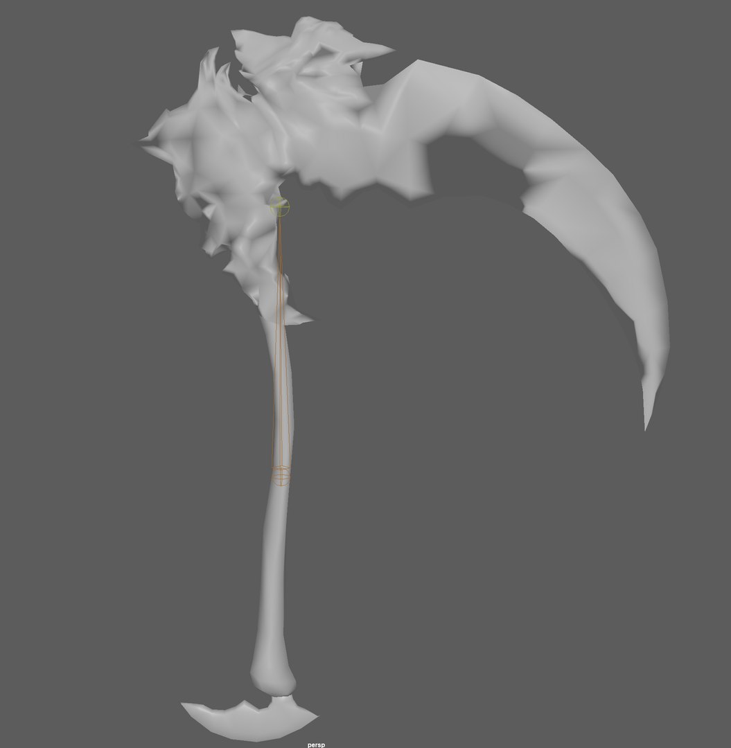3D Fantasy Scythe Reaper Weapon Low Poly - TurboSquid 2031196