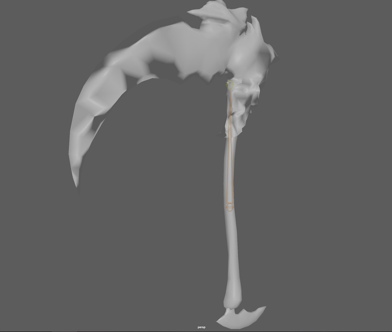 3D Fantasy Scythe Reaper Weapon Low Poly - TurboSquid 2031196