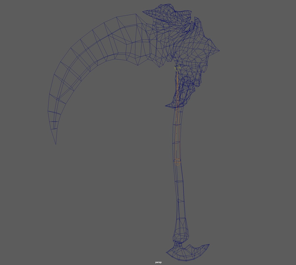 3D Fantasy Scythe Reaper Weapon Low Poly - TurboSquid 2031196
