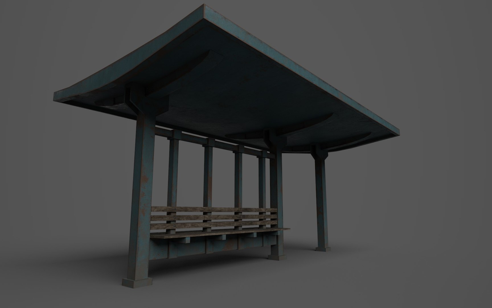 3D Model Bus Stops - TurboSquid 1968554