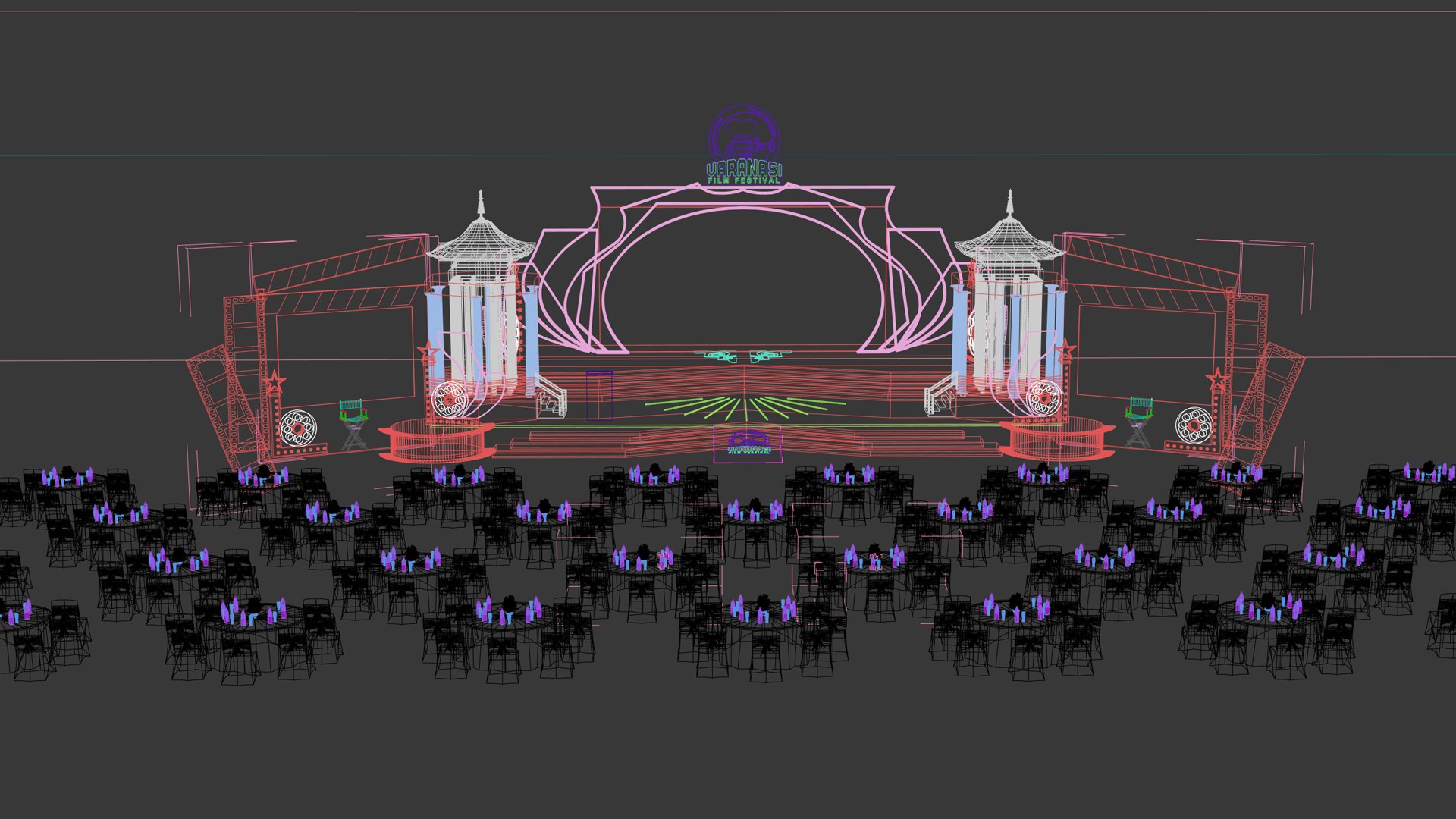 Stage Setup 3D Model - TurboSquid 2151738