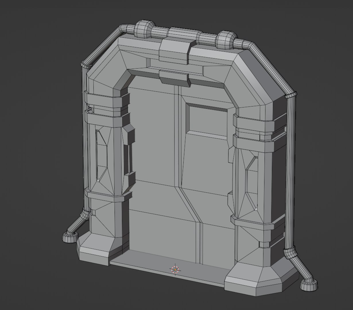 3D Model Stylized Hand-Painted SCI FI DOOR Game Asset - TurboSquid 2133247