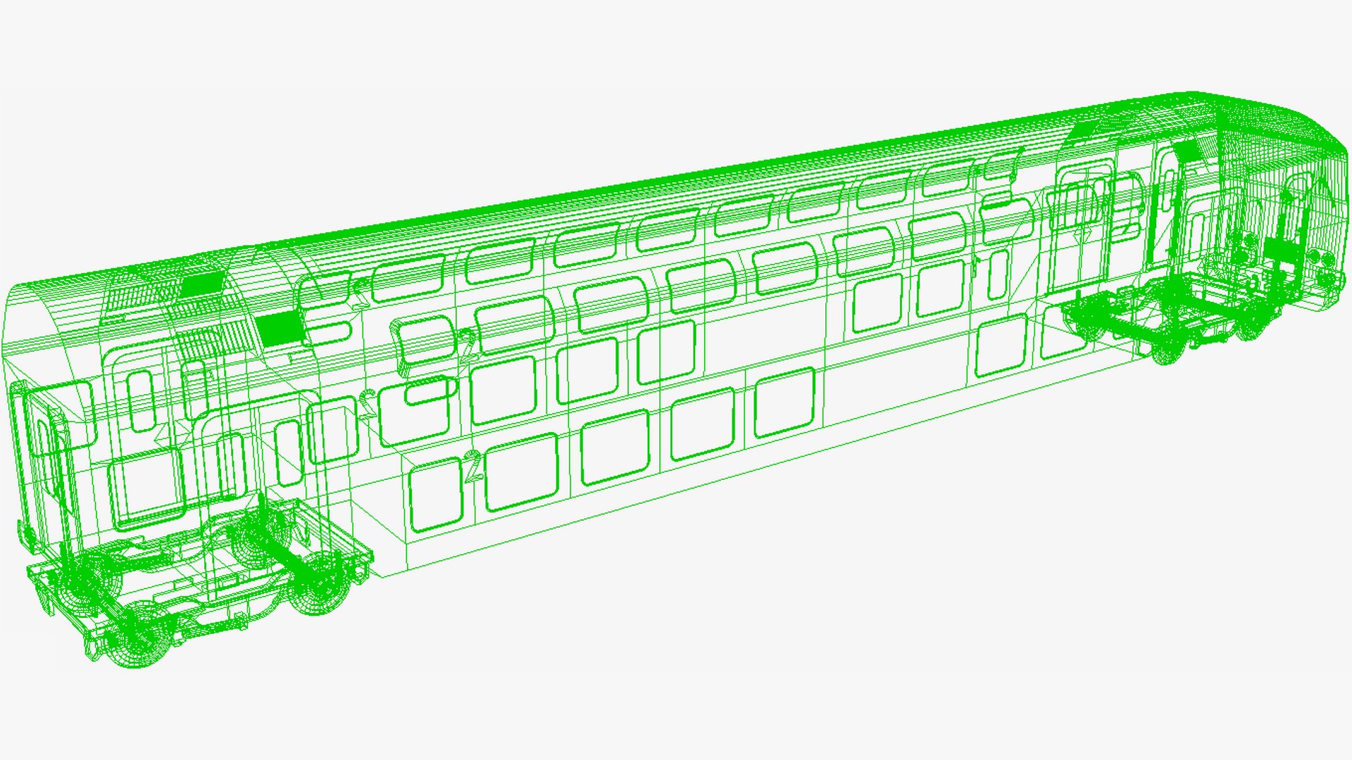 Ns Ddz Doublefloor Intercity Train Model - TurboSquid 2008102
