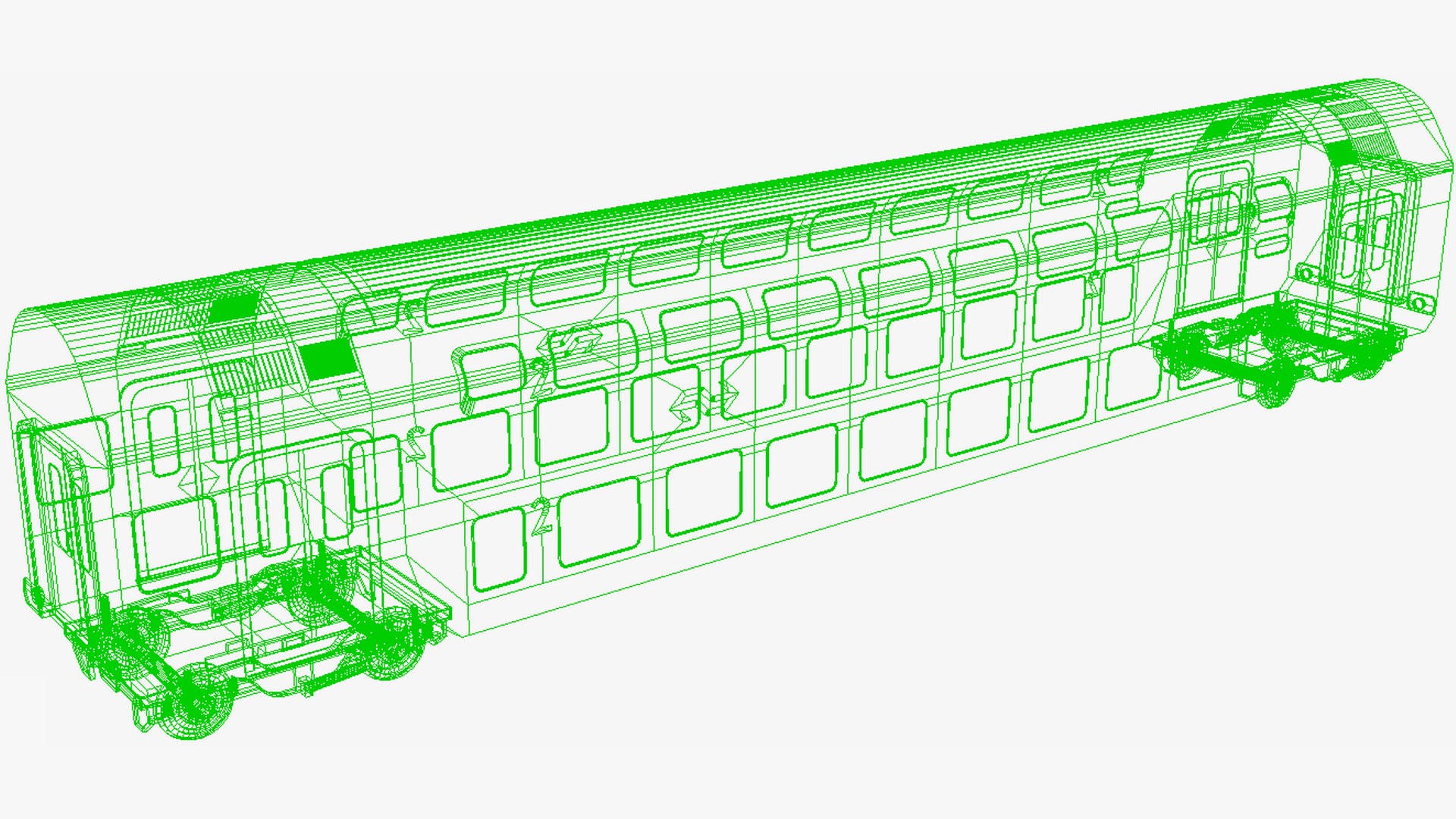 Ns Ddz Doublefloor Intercity Train Model - TurboSquid 2008102