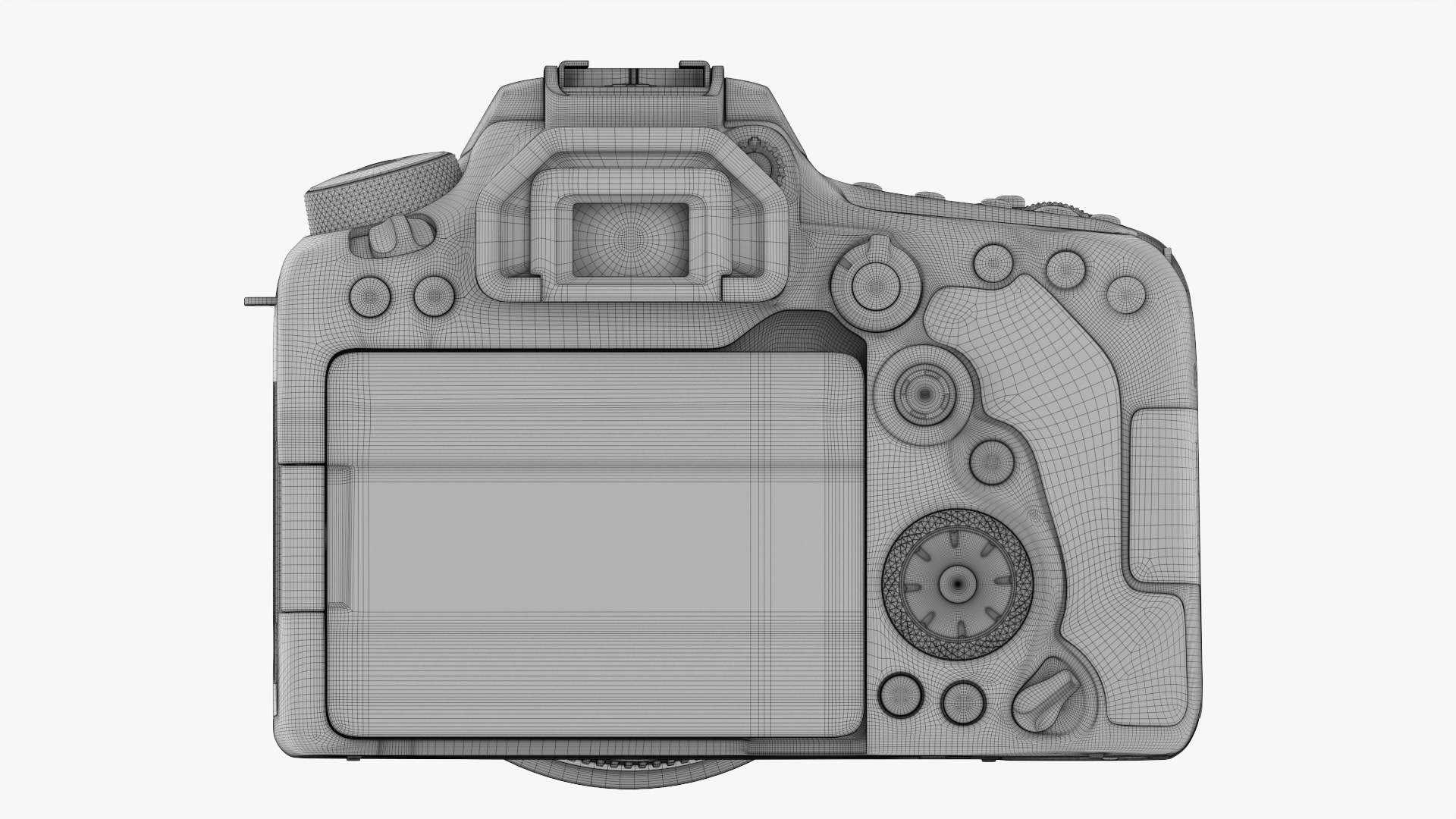 3D Canon EOS 90D DSLR camera EF 24-70mm f2.8L II USM Lens 01 ...