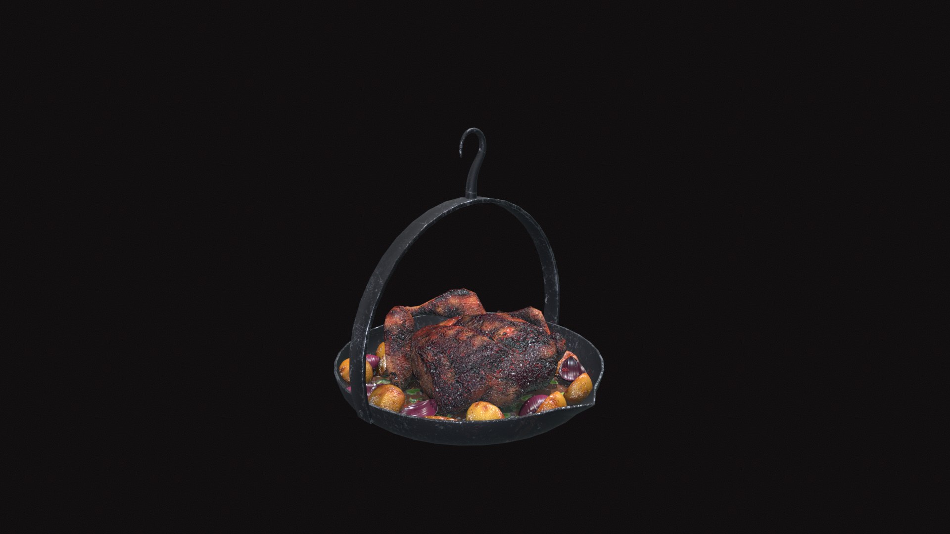 Medieval Chicken Full Model - TurboSquid 2322969