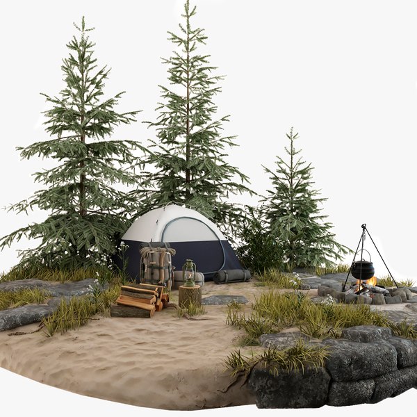 Free 3D Camping Models | TurboSquid