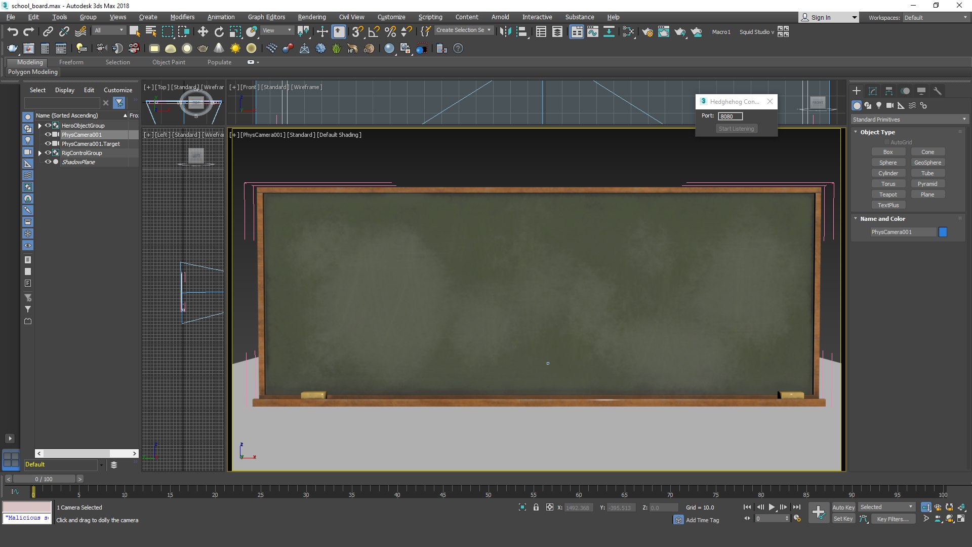 3D Model Classroom Board - TurboSquid 1446458