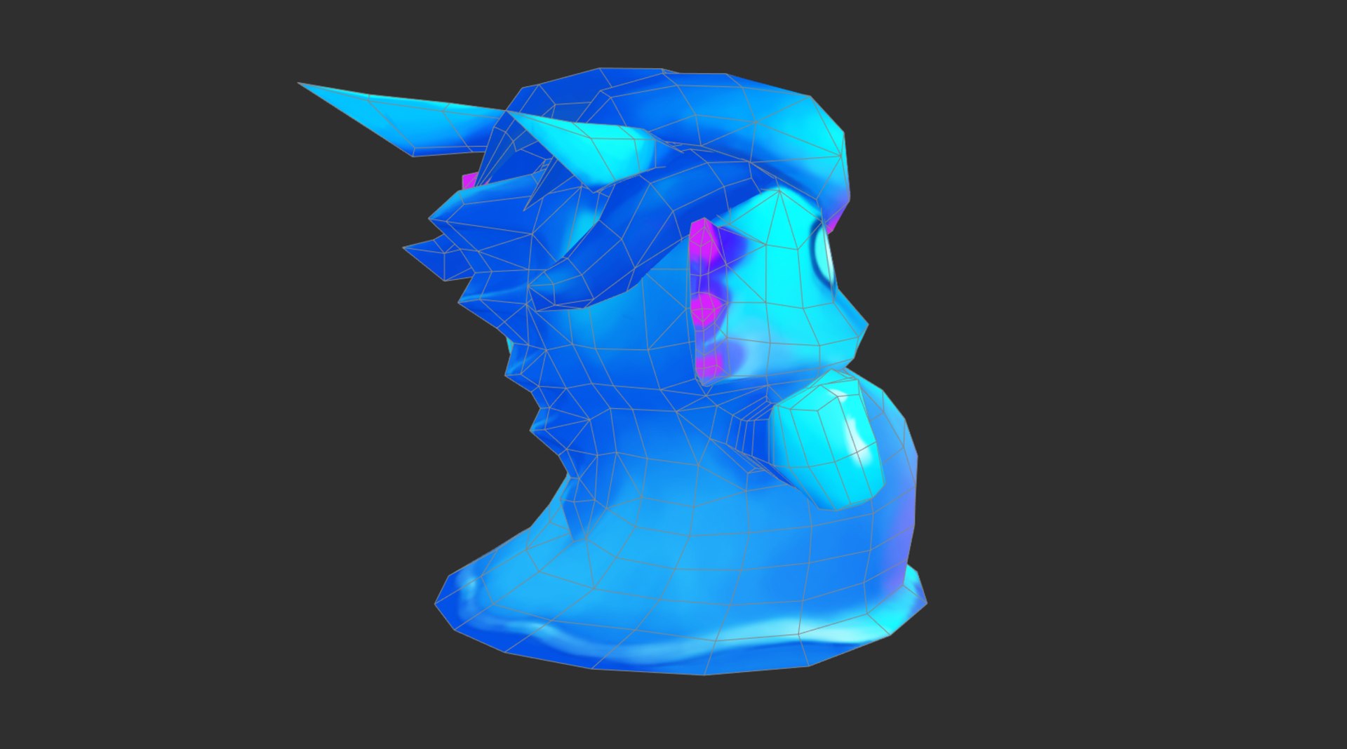 Blue Slime Hand-Painted Game Assets 3D - TurboSquid 2096221