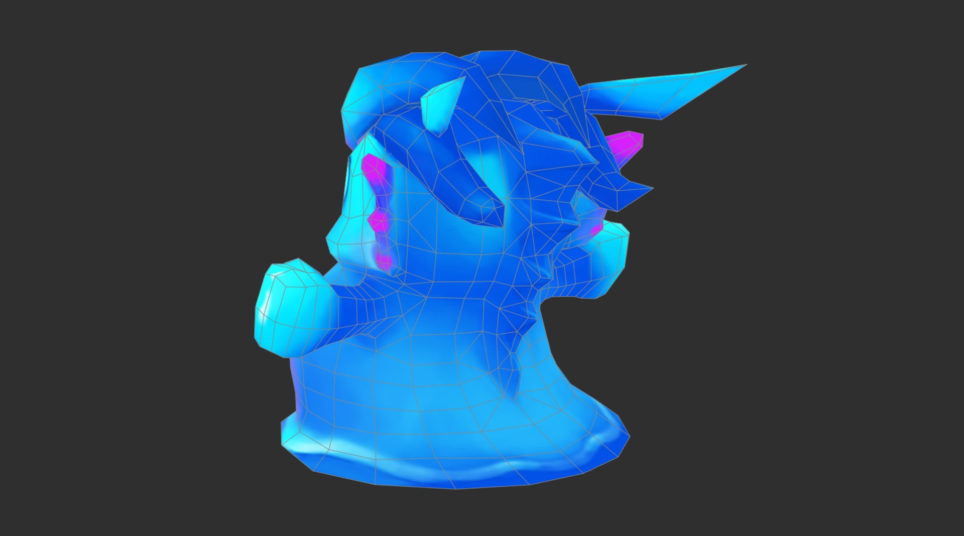 Blue Slime Hand-Painted Game Assets 3D - TurboSquid 2096221