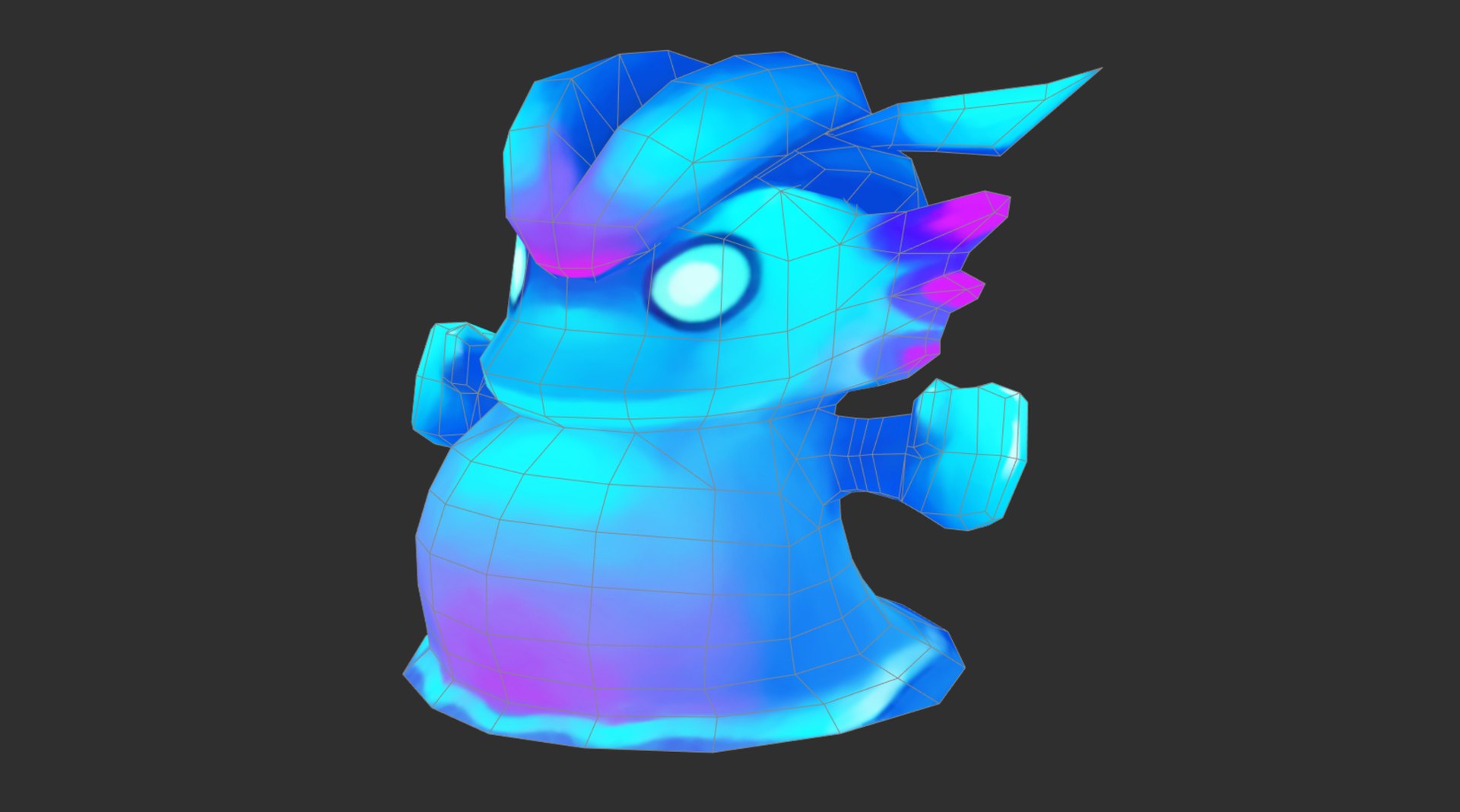 Blue Slime Hand-Painted Game Assets 3D - TurboSquid 2096221
