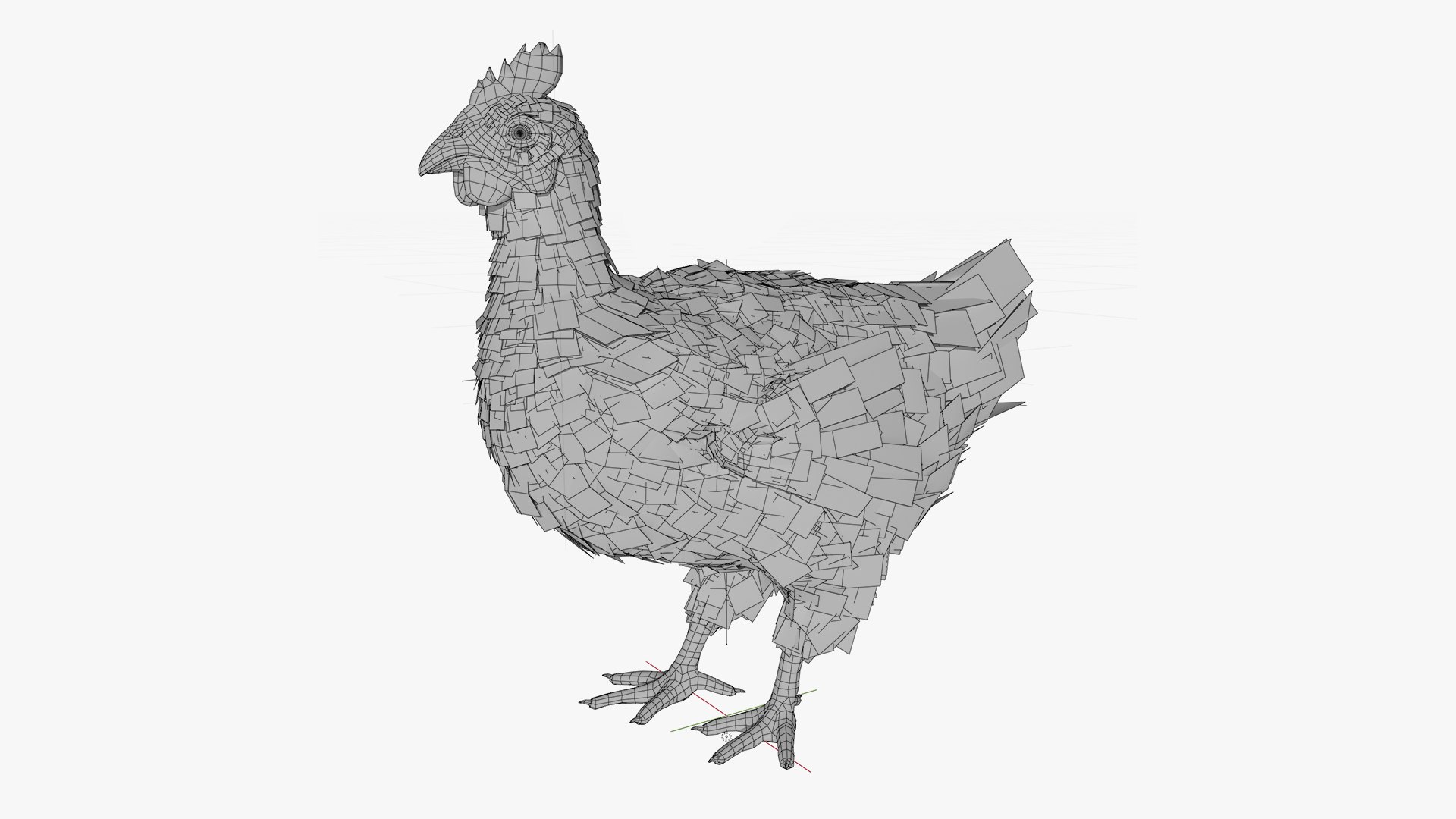 3D Chicken Model - TurboSquid 2190637