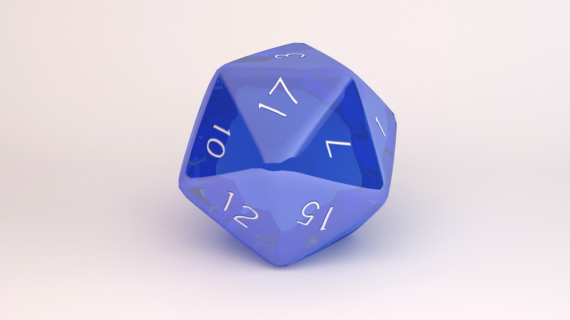 Dice D20 3D Model - TurboSquid 1595261