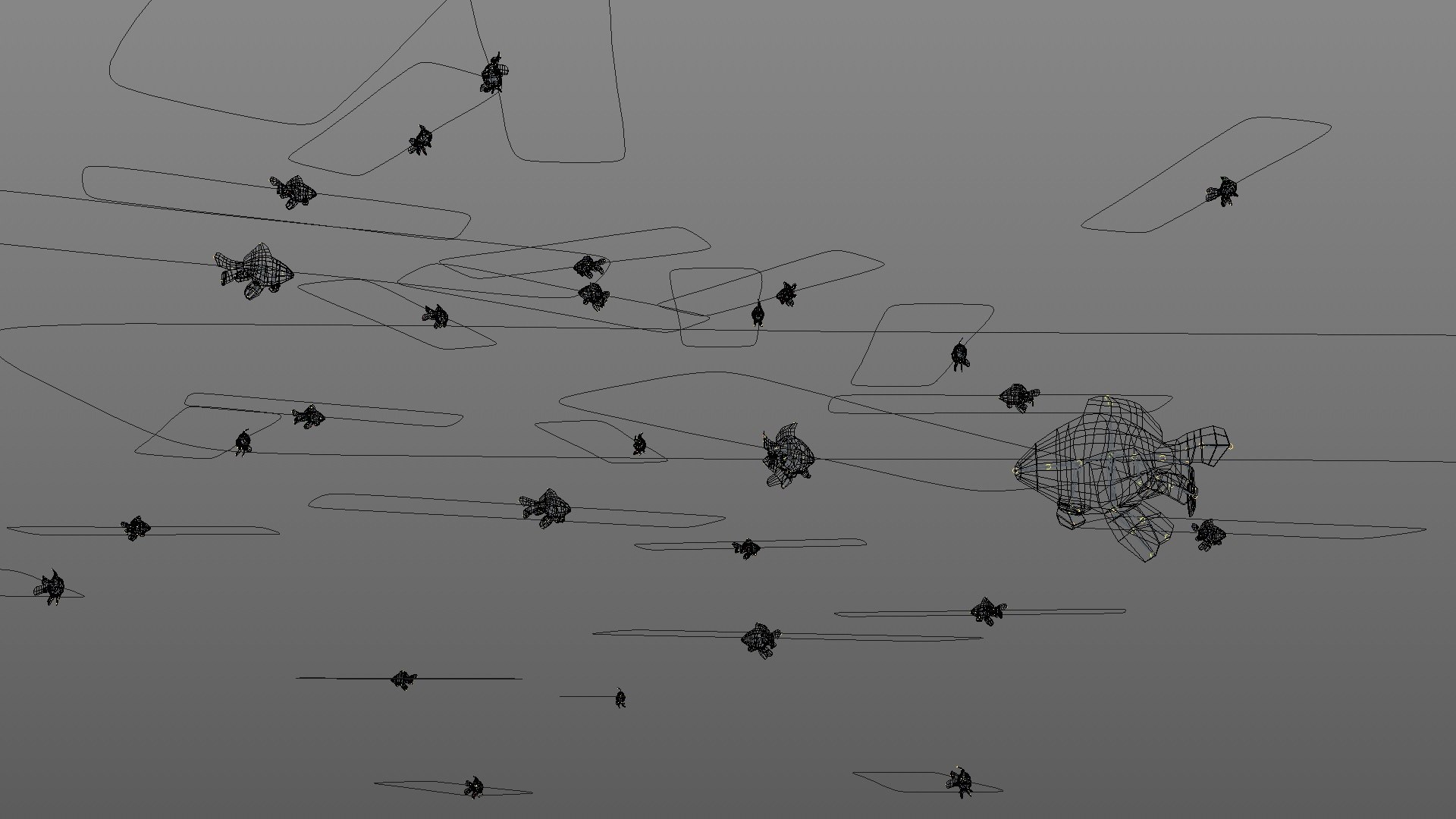 3D Model Goldfishes Animation - TurboSquid 1585063