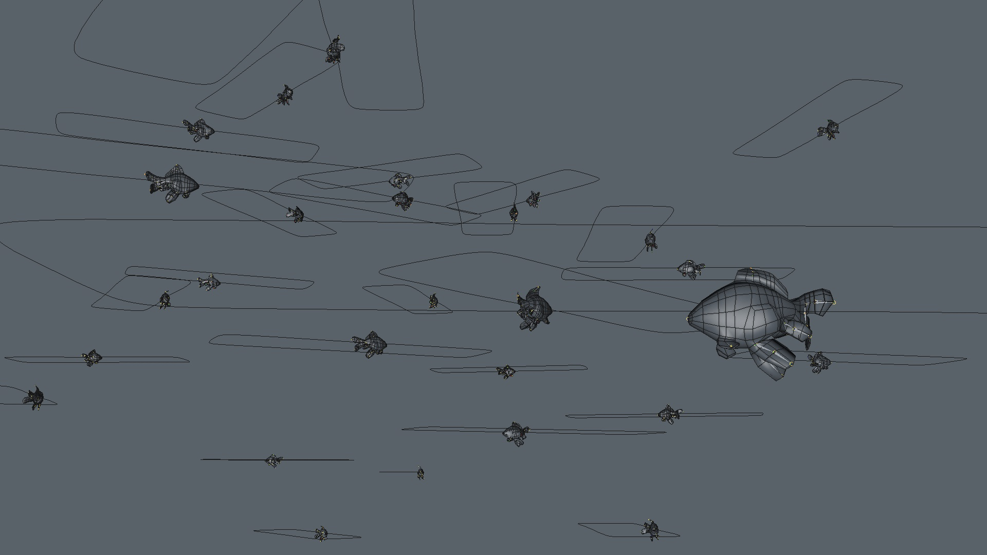 3D Model Goldfishes Animation - TurboSquid 1585063