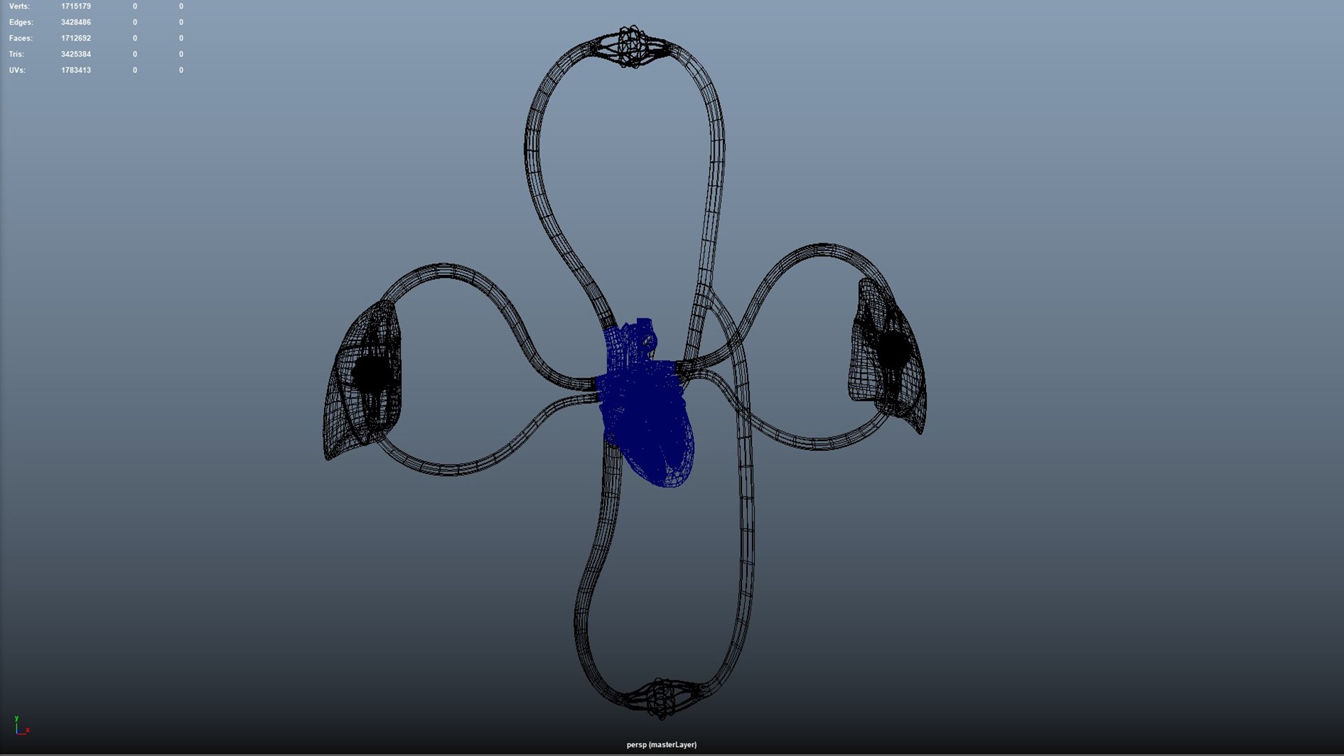 3D Double Circulation System - TurboSquid 2186711