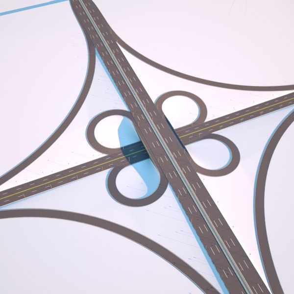 modelo 3d Road Junction 2 Octane - TurboSquid 960304