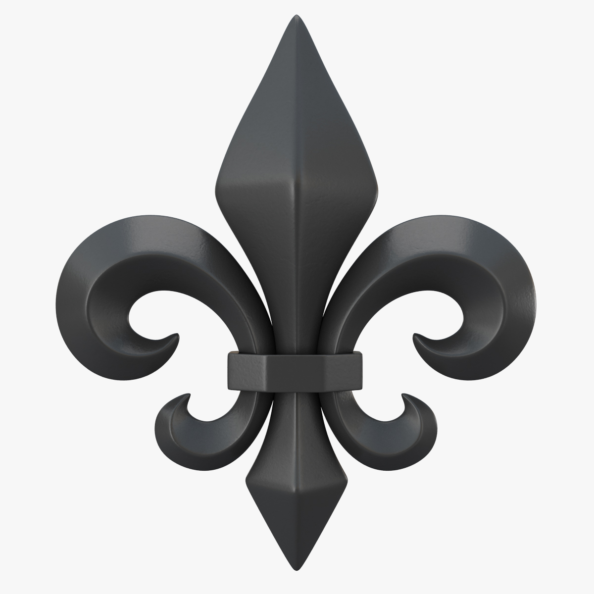 3d model fleur lis