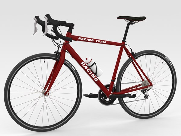 Racing Bicycle - Red 3D model - TurboSquid 1837030