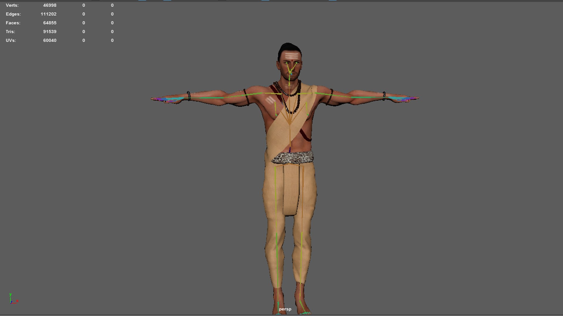 Indian Parashurama 3D - TurboSquid 1634983