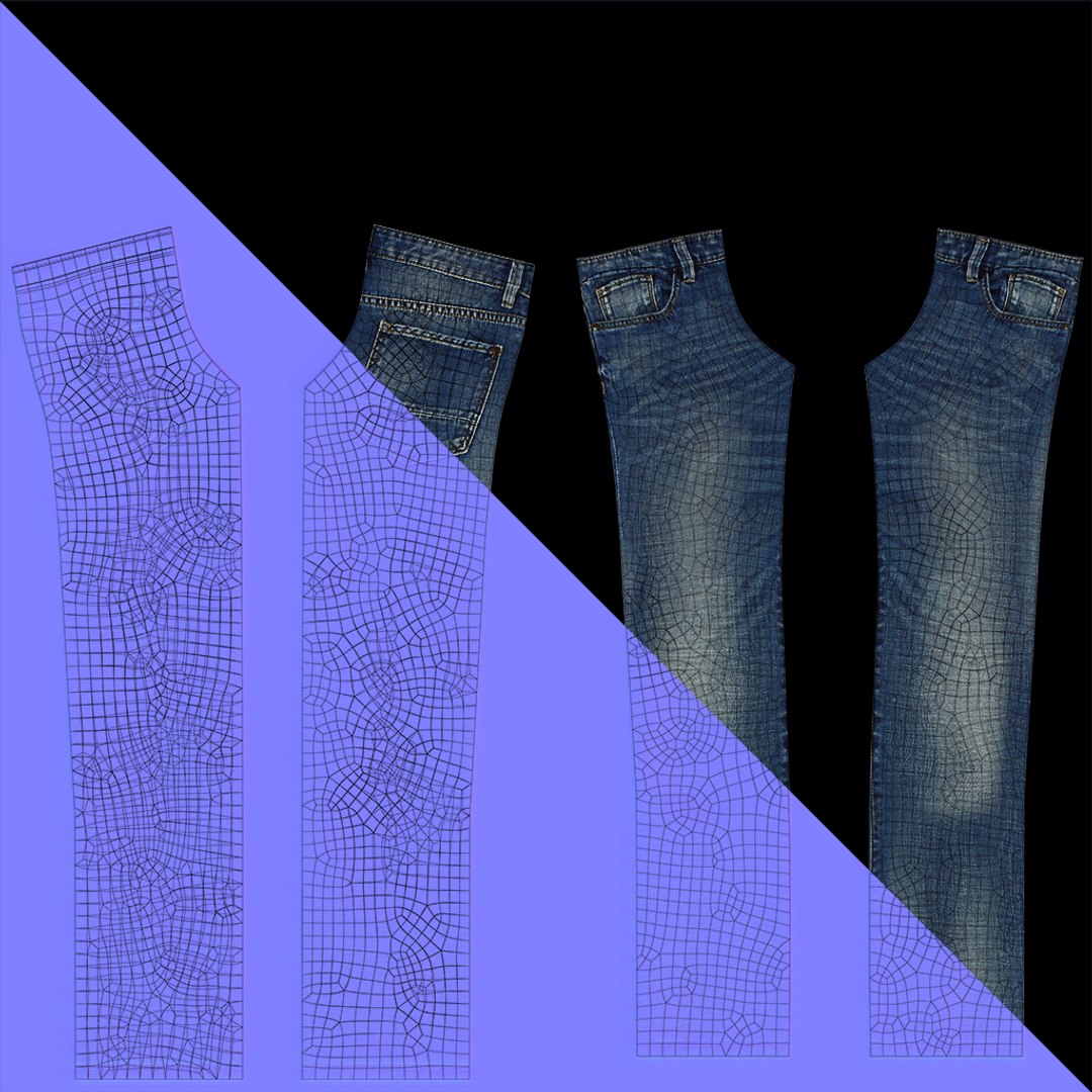 Jeans Pyramid Display 3D model - TurboSquid 1985711
