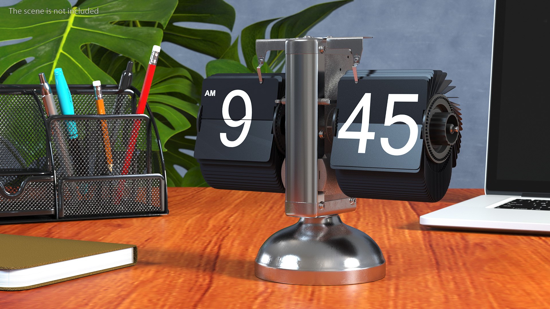 3D Retro Digital Flip Down Clock Model - TurboSquid 1868510