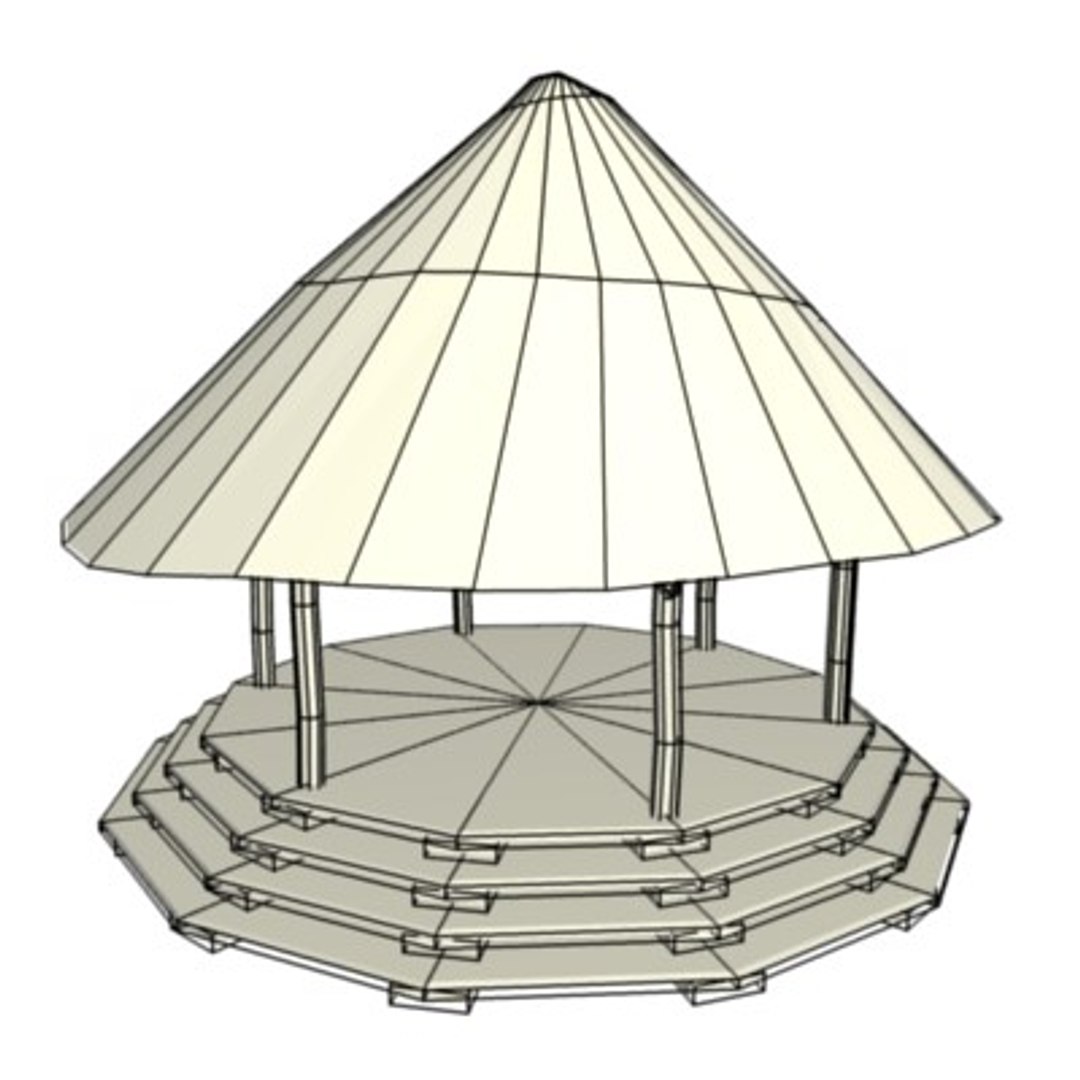 African Building 3d Model