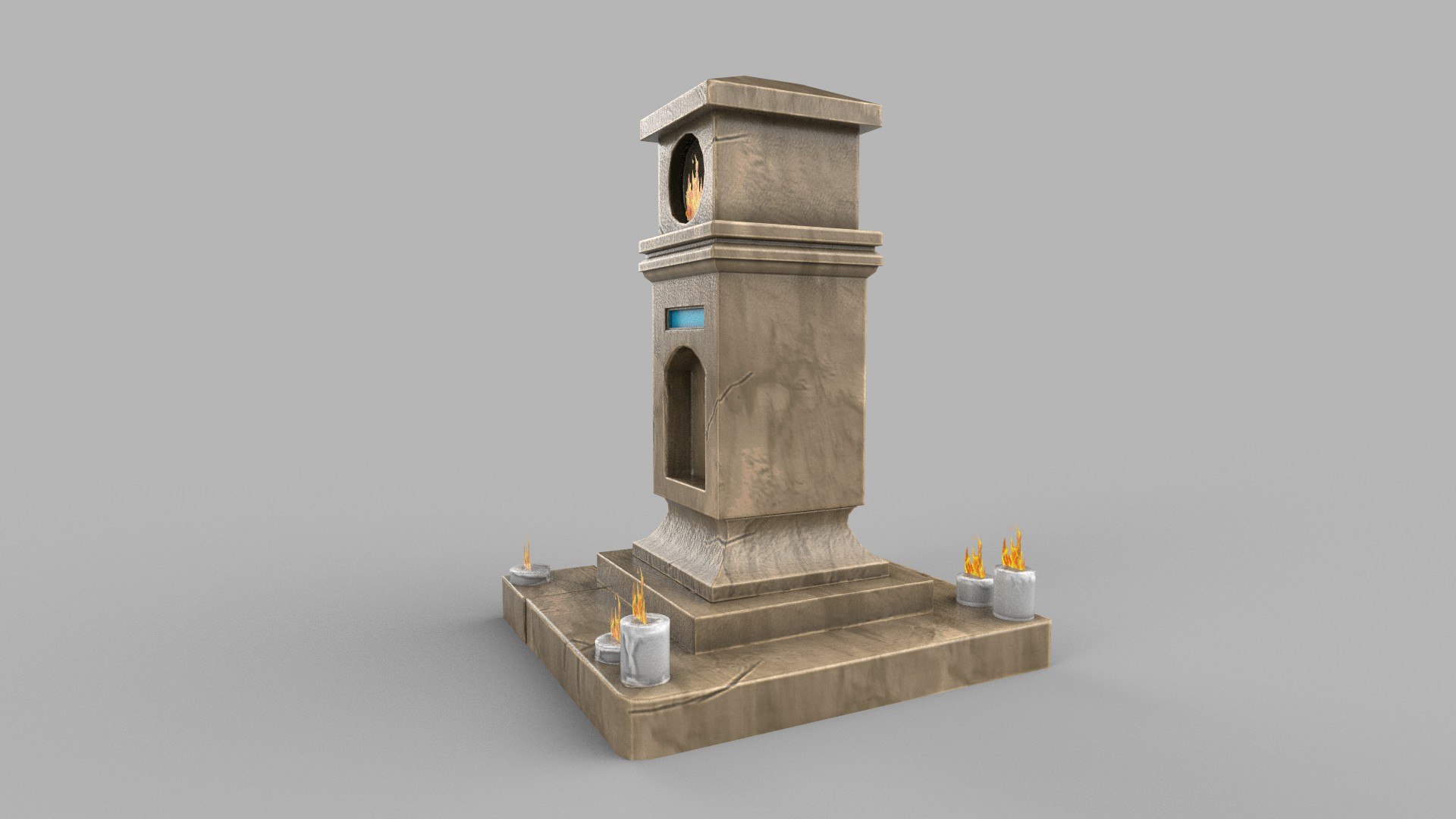 3D Stylized Tomb Stone - TurboSquid 1846711