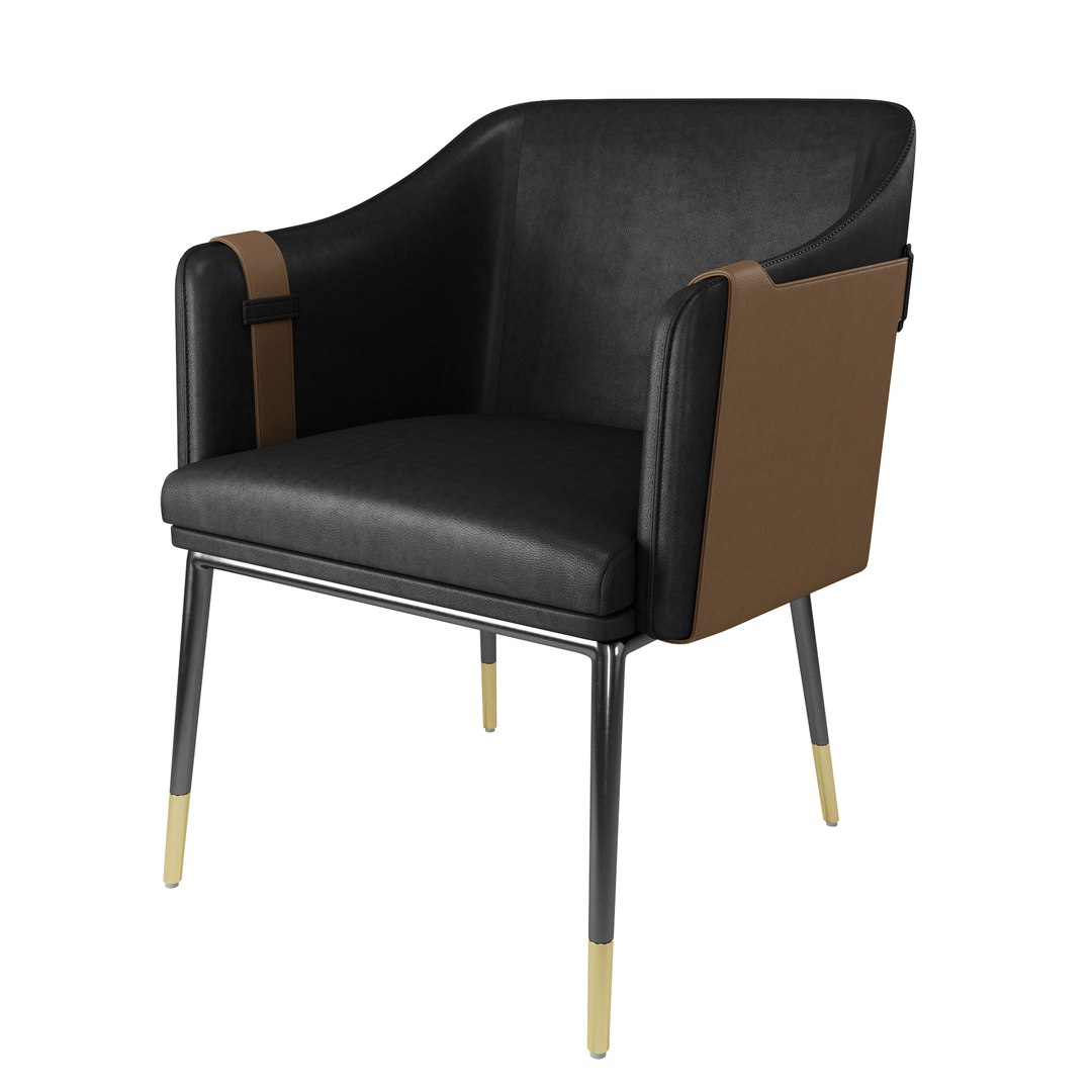 Armchair chair carter 3D model - TurboSquid 1689989