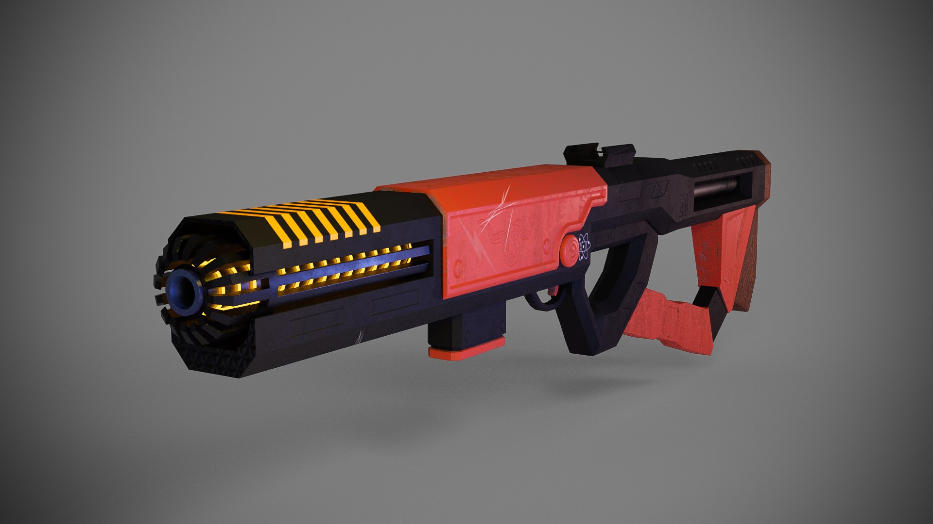 Scifi Gun 3D 모델 - TurboSquid 2031153