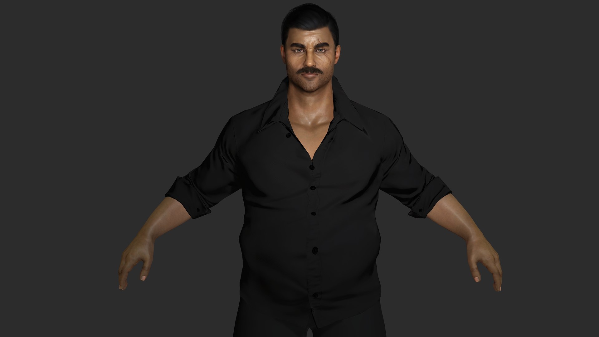 AAA 3D REALISTIC CHARACTER-INDIA BUSINESSMAN MAFIA NPC BODYGUARD 3D ...