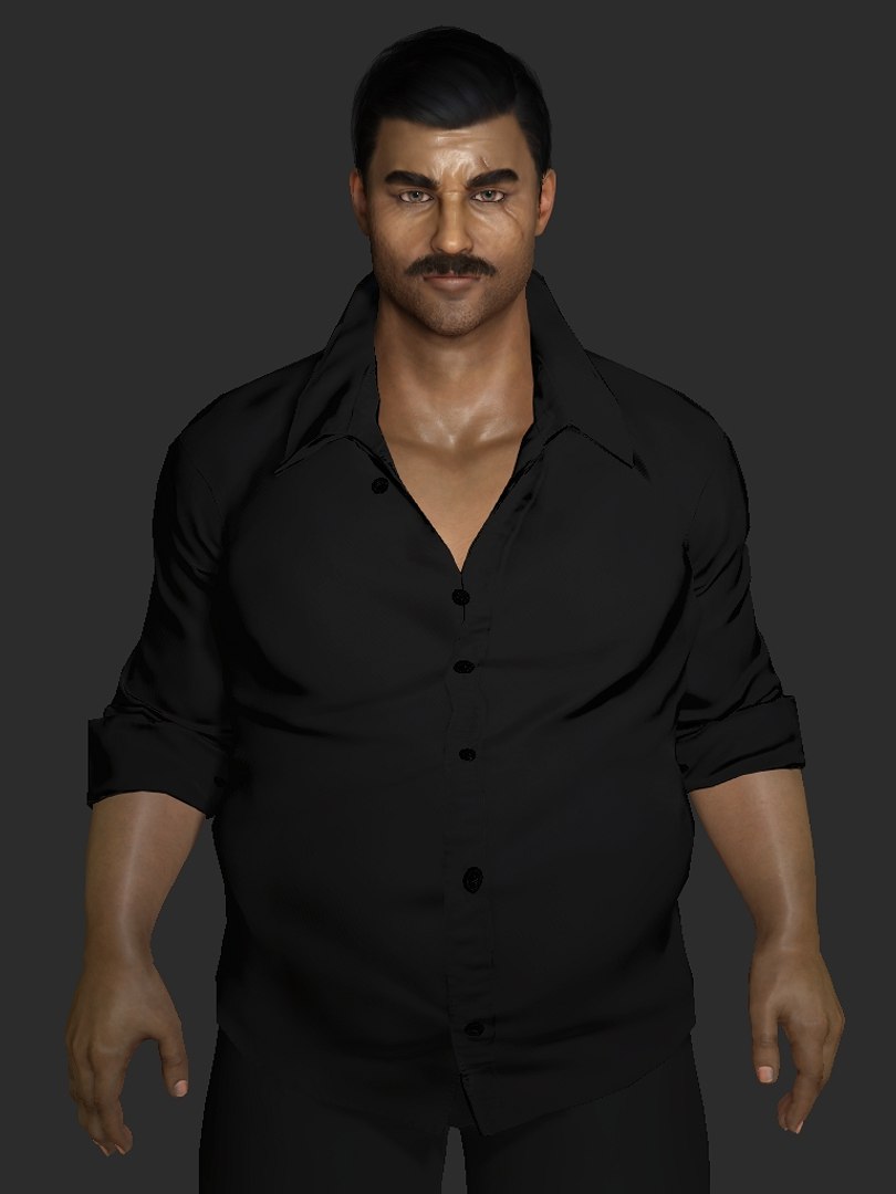 AAA 3D REALISTIC CHARACTER-INDIA BUSINESSMAN MAFIA NPC BODYGUARD 3D ...