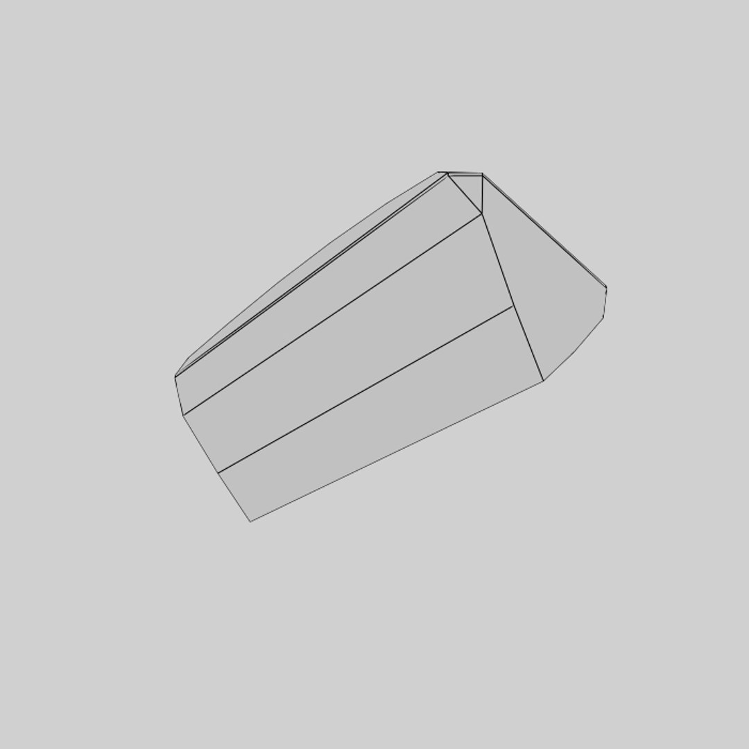 smith bar cut diamond 3d model
