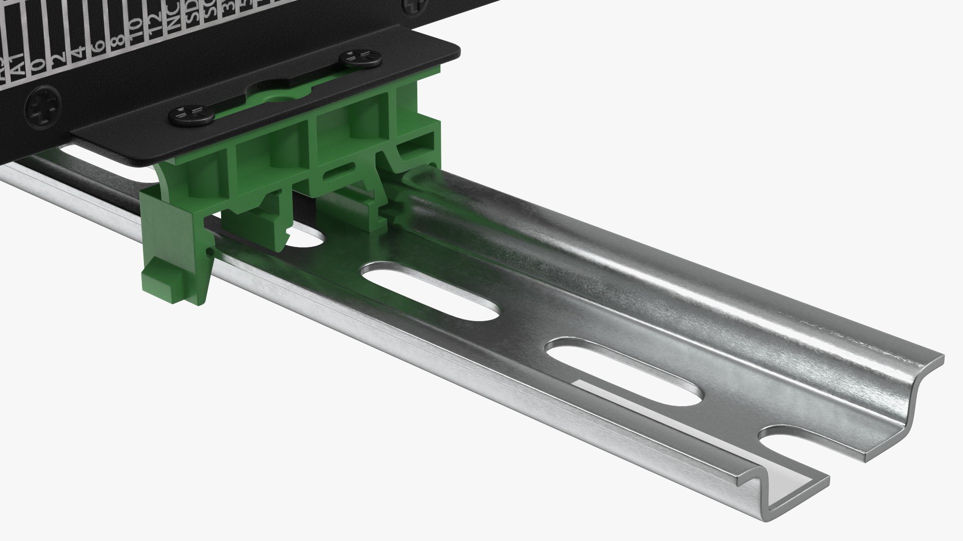 3D Mega Screw Terminal Block Din Rail - TurboSquid 1894103