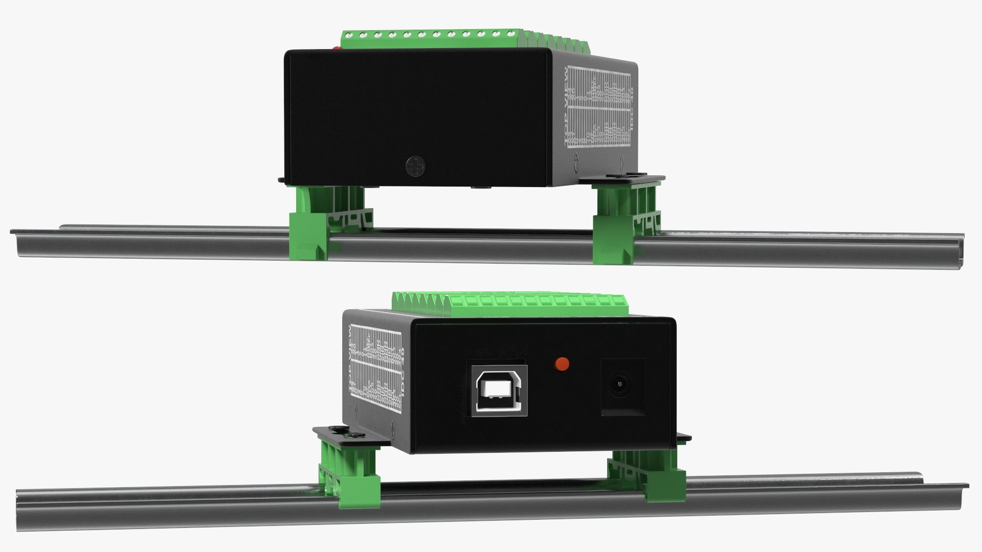 3D Mega Screw Terminal Block Din Rail - TurboSquid 1894103