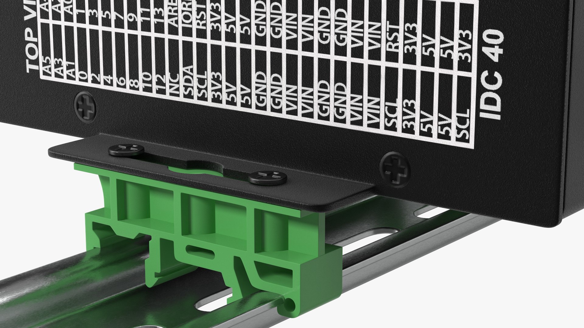 3D Mega Screw Terminal Block Din Rail - TurboSquid 1894103