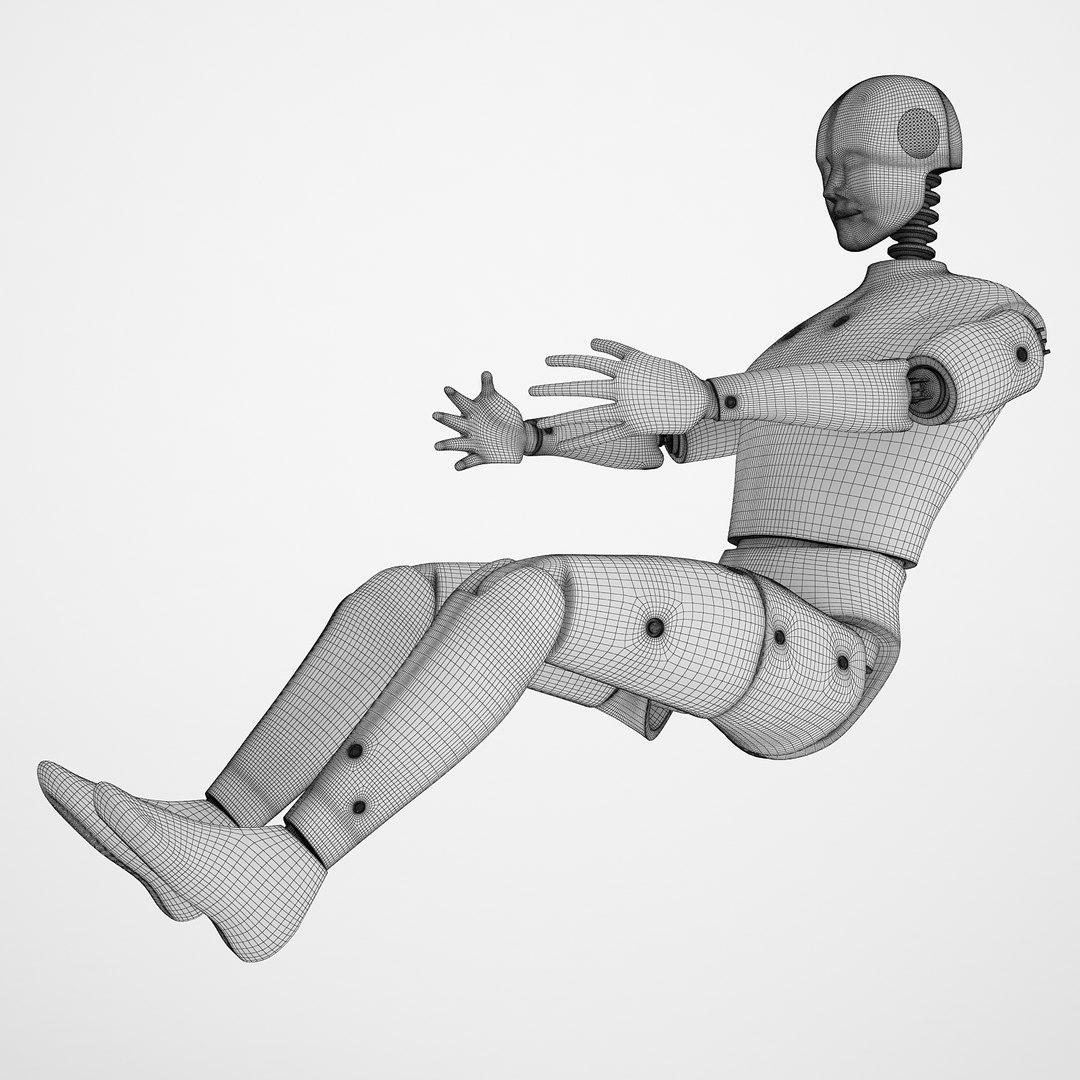 3D Male Car Crash - TurboSquid 1280975