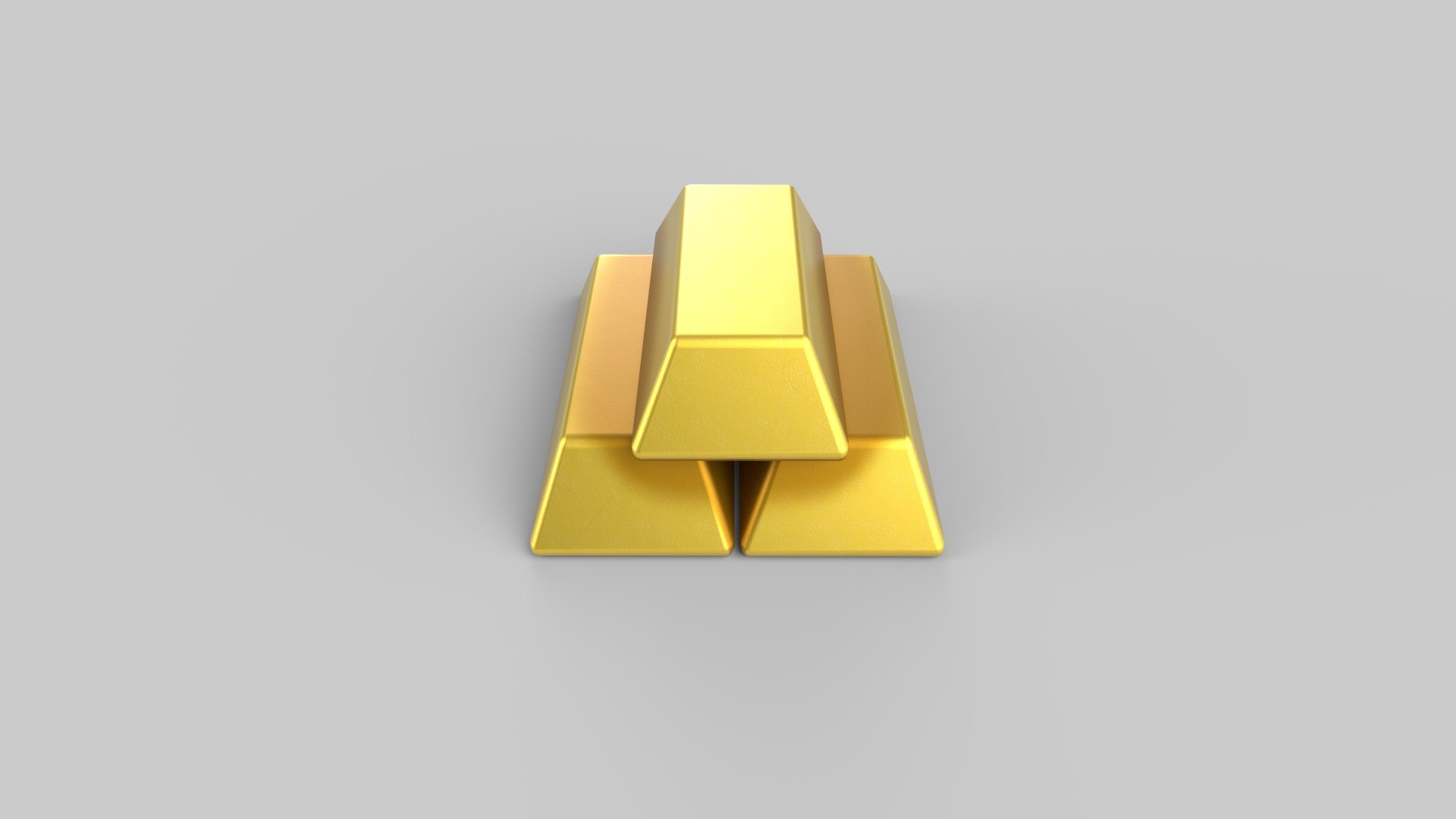 3D Gold Bar Model - TurboSquid 2092929
