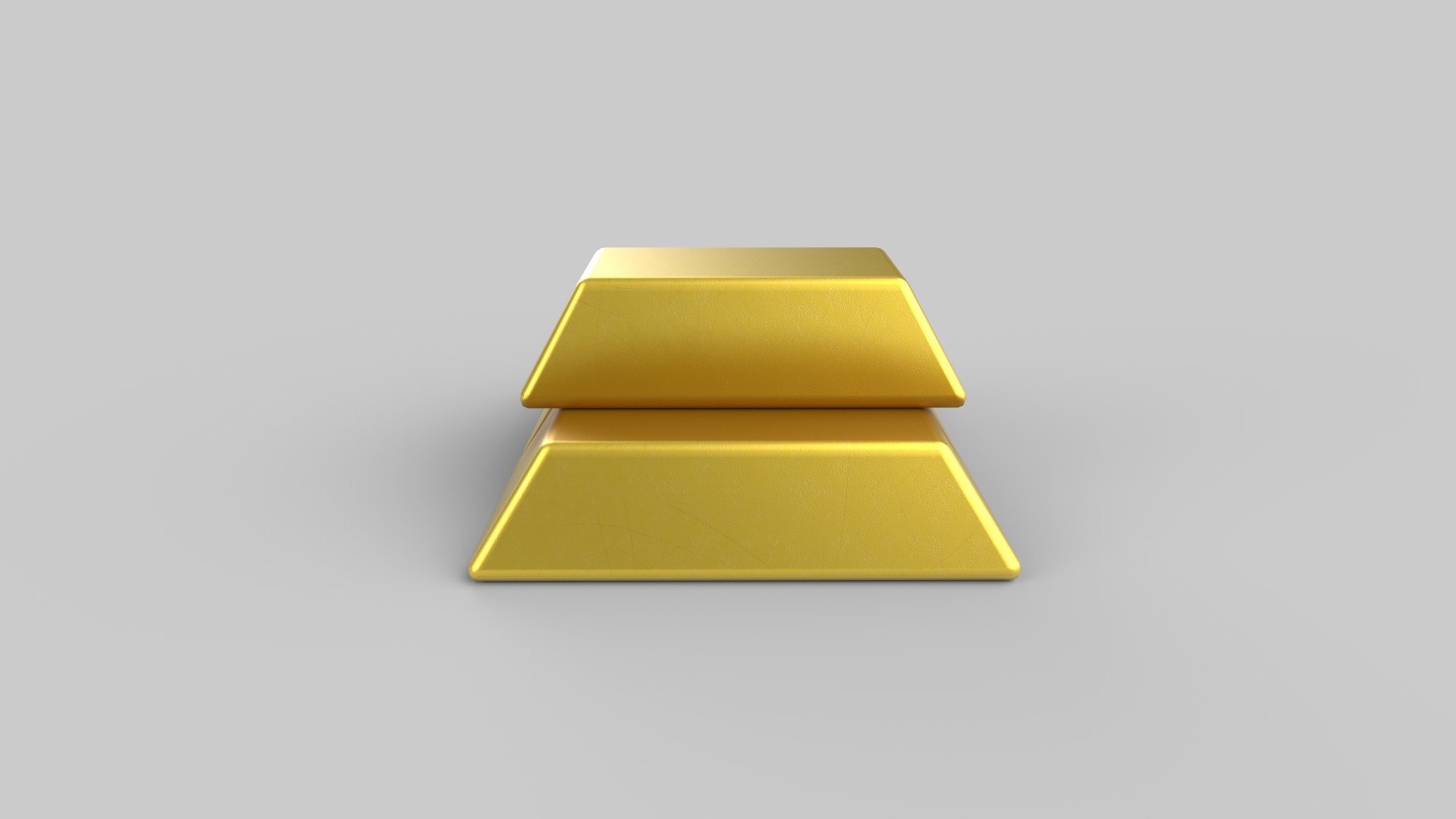 3D Gold Bar Model - TurboSquid 2092929