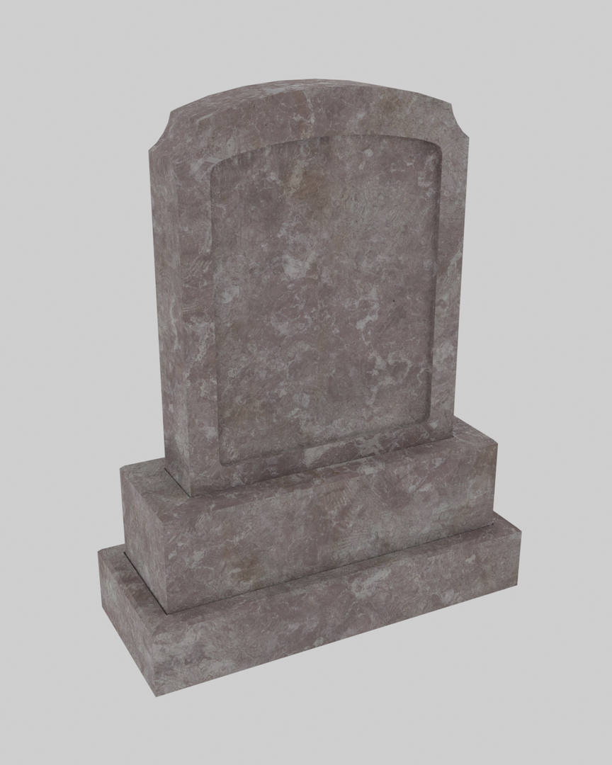 Free 3D Gravestone Grave - TurboSquid 1600314