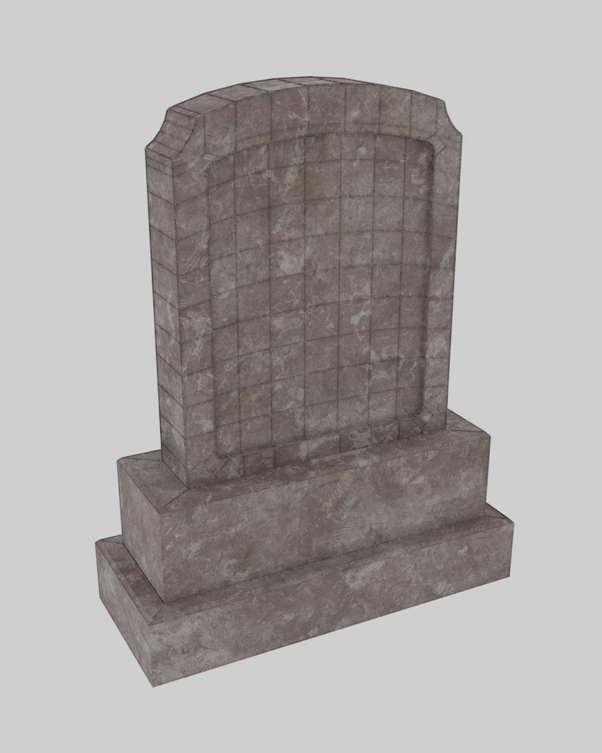 Free 3D Gravestone Grave - TurboSquid 1600314