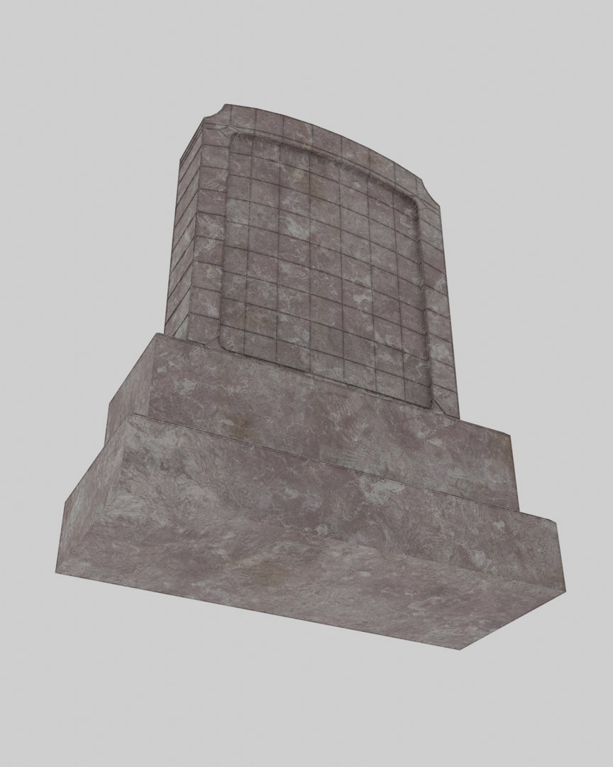 Free 3D Gravestone Grave - TurboSquid 1600314
