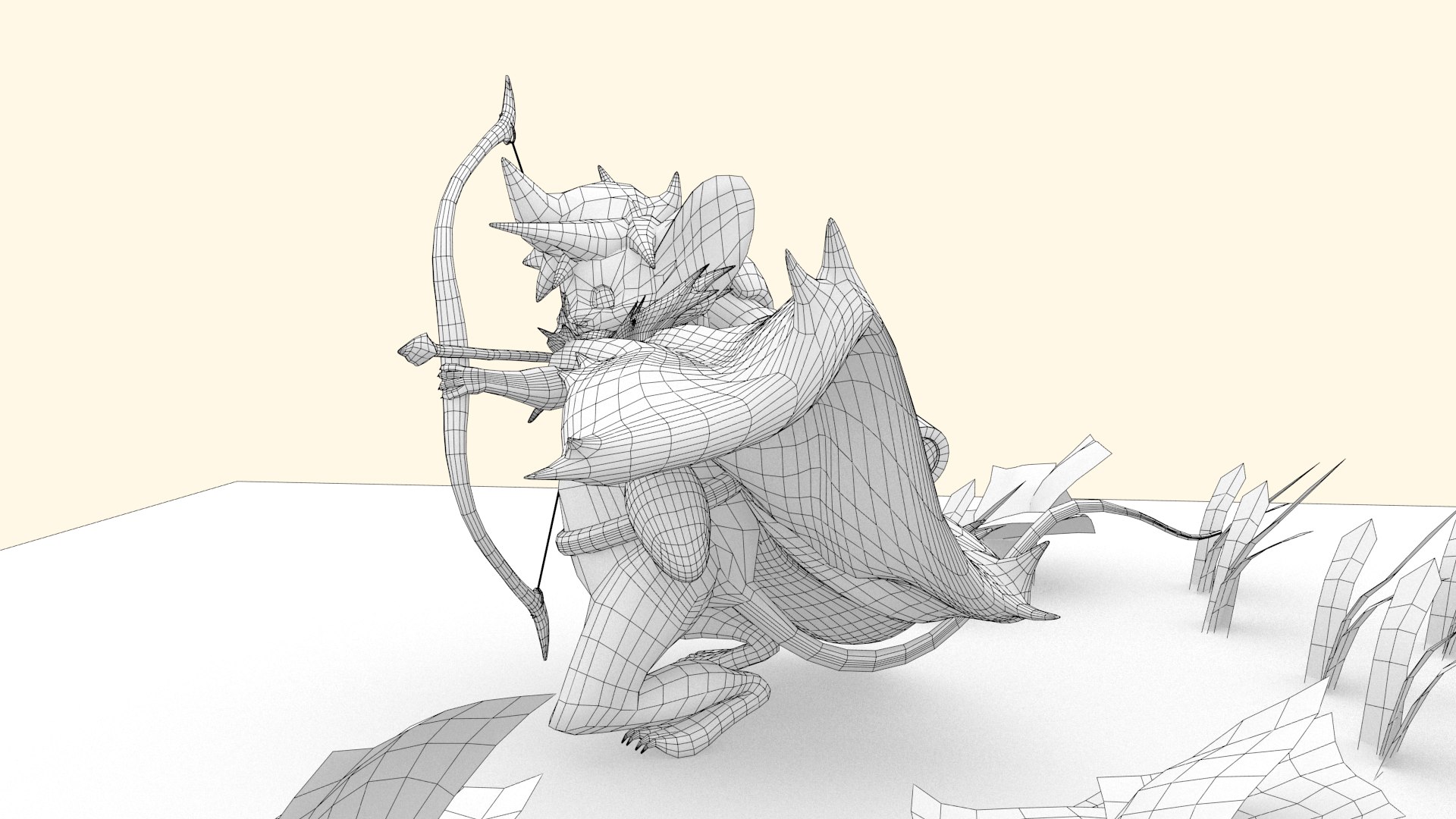 3D Adventurer Mouse Lowpoly Rigged Model - TurboSquid 1946650