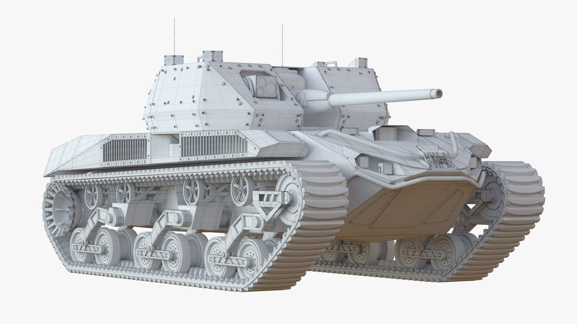 Future Electric Tank 3D Model - TurboSquid 1579724