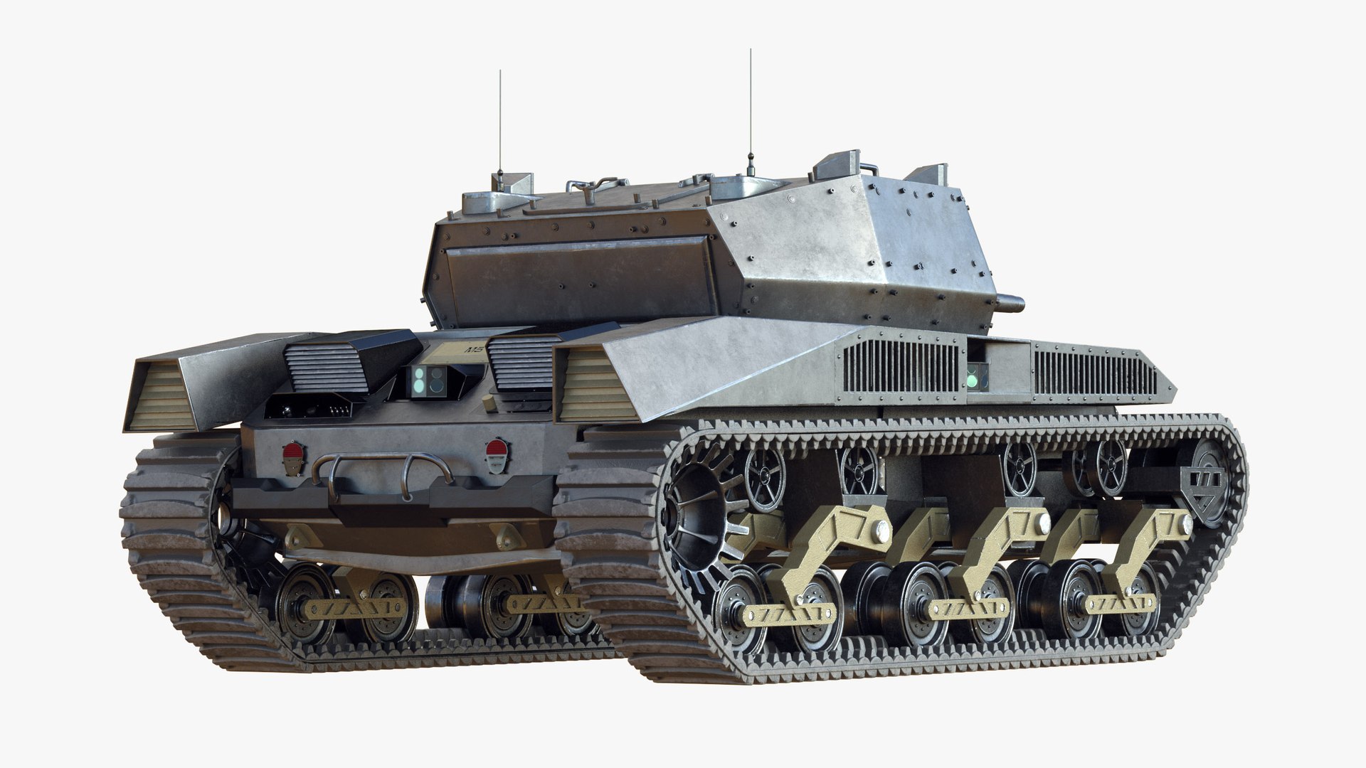 Future Electric Tank 3D Model - TurboSquid 1579724