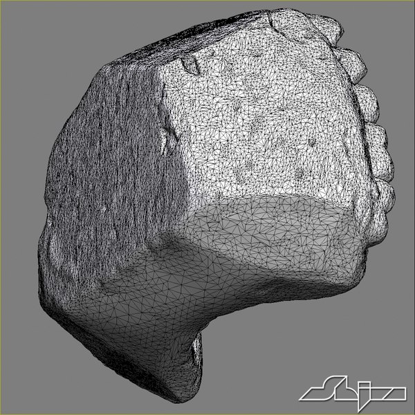 3d model gypsum mould teeth scan