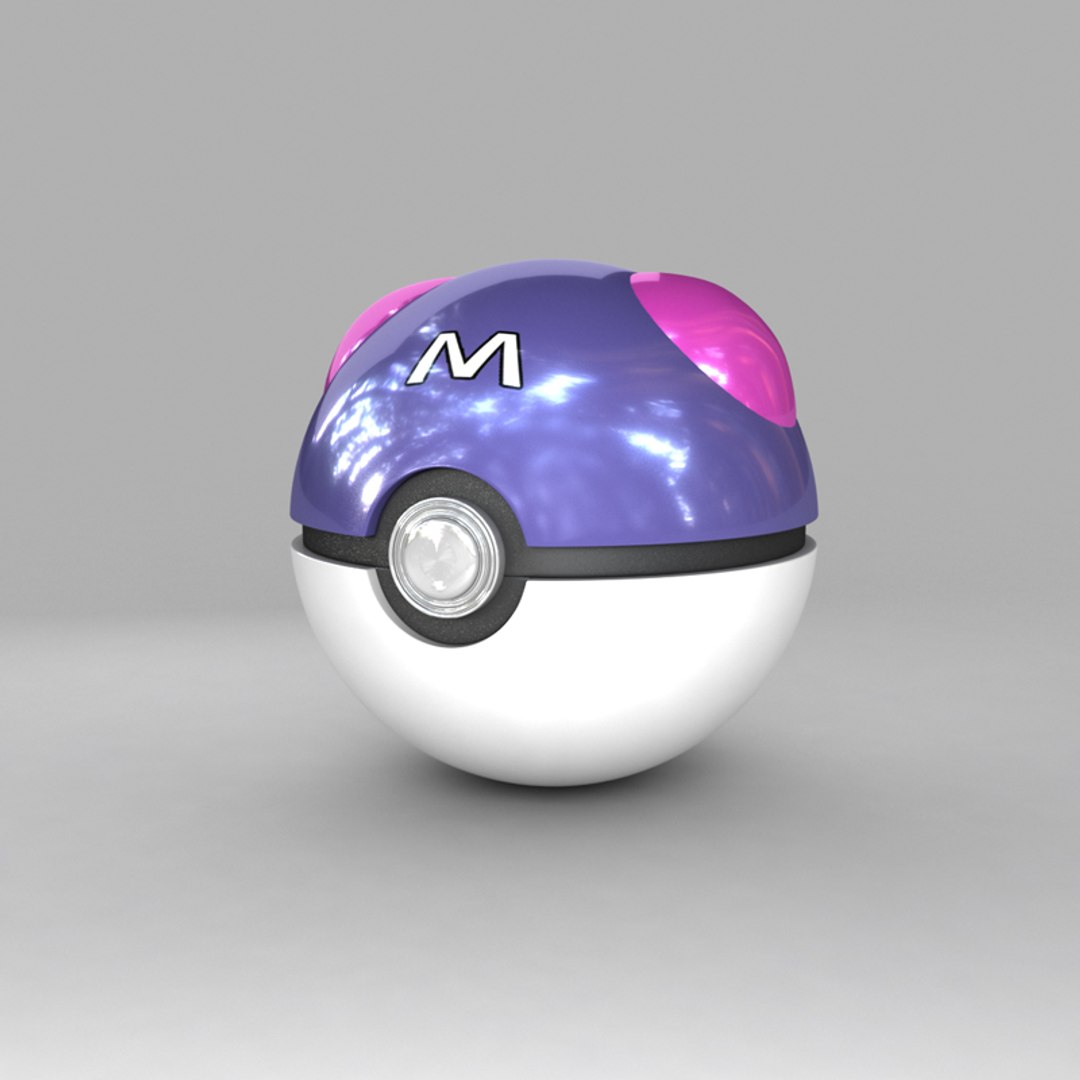Pokemon Ball 3d Max